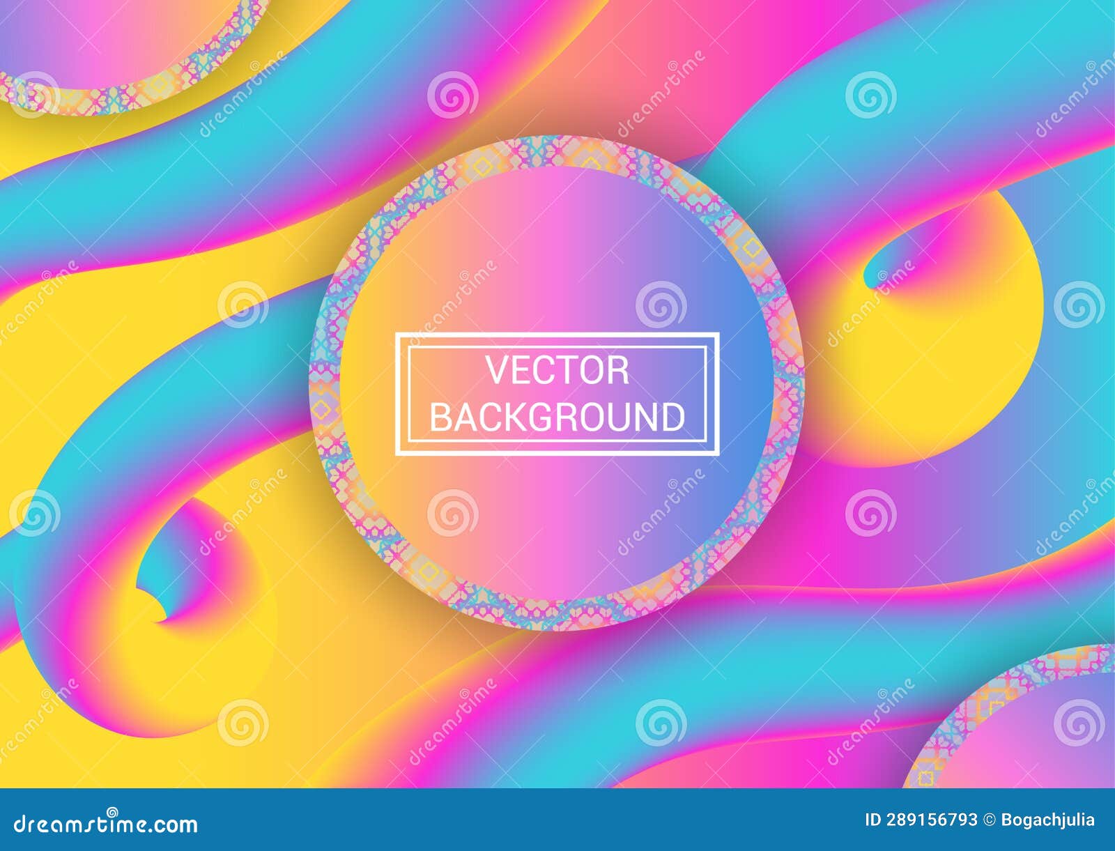 3D Background with Gradient Color Combinations. Stock Vector ...
