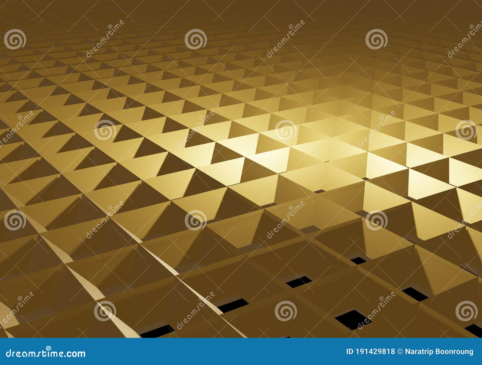 3D Background, Perspective, Perspective of a Square Cube or Honeycomb ...