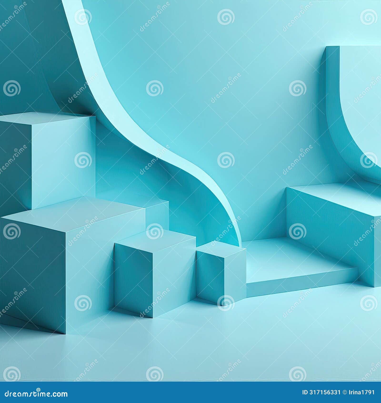 3d Background for Products. Mockup for Design Stock Illustration ...