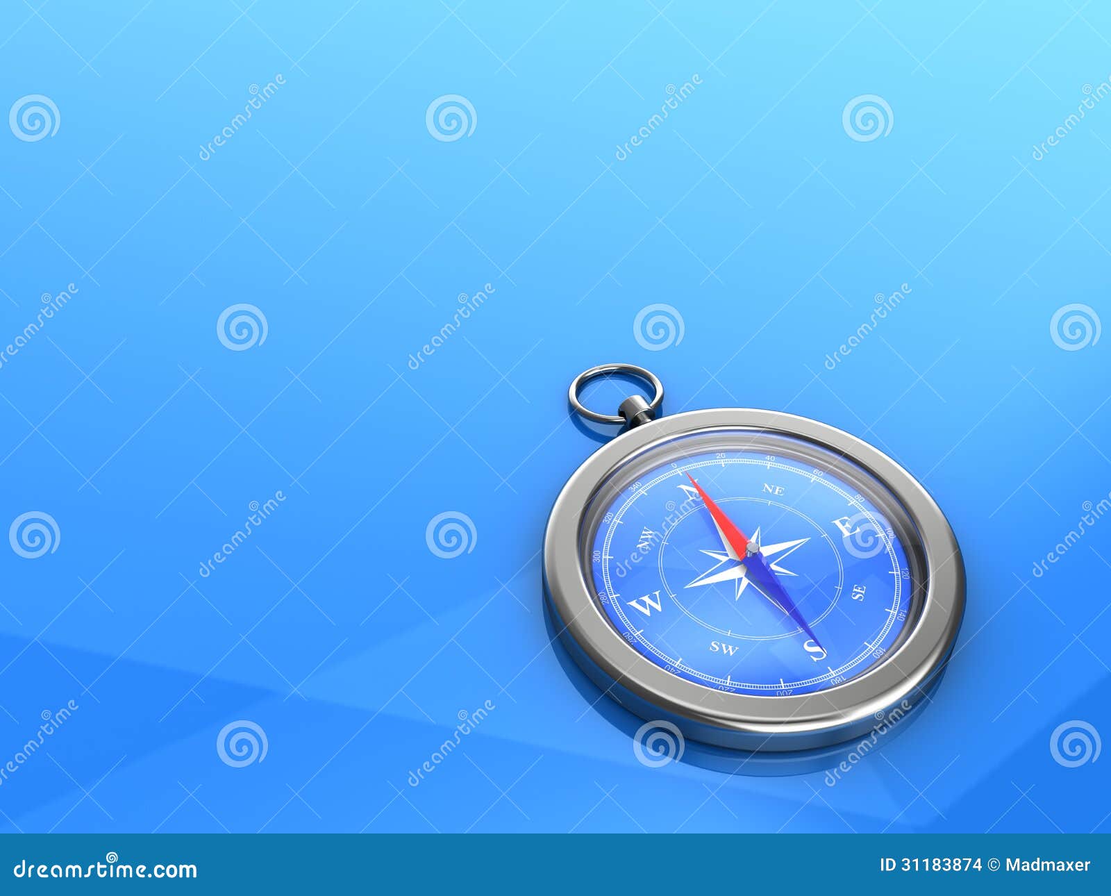 3d Backgrounds with a Compass Stock Illustration - Illustration of ...