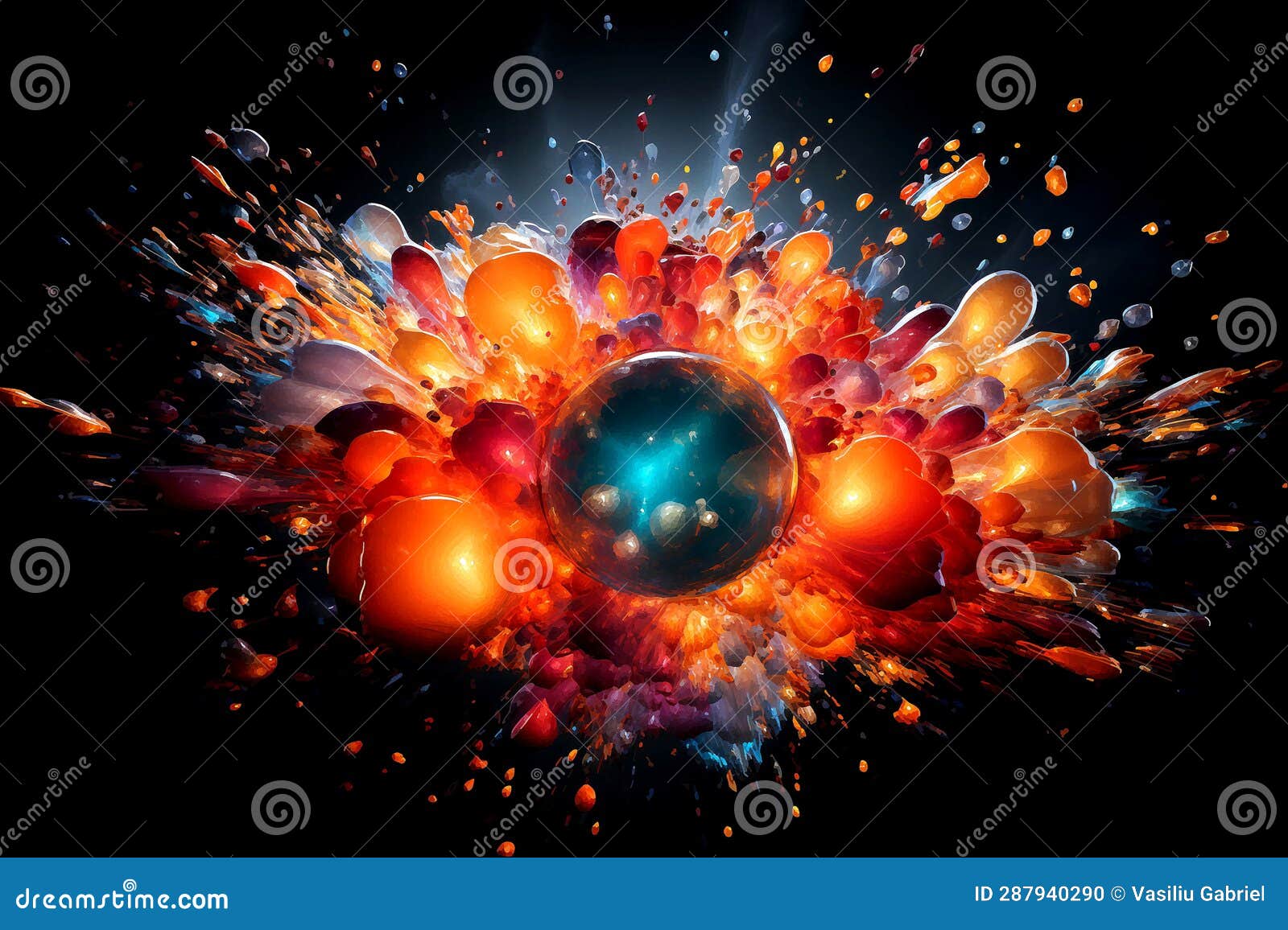 3d Ball in Explosion Process Based on Small Ball Spheres or Bubbles ...