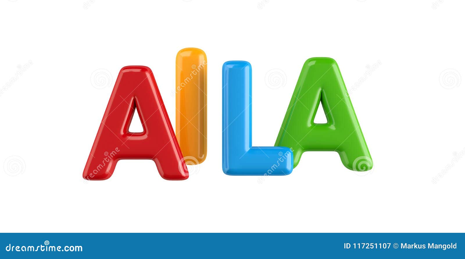 3d Ballon Font Name On White Background Stock Photo | CartoonDealer.com ...