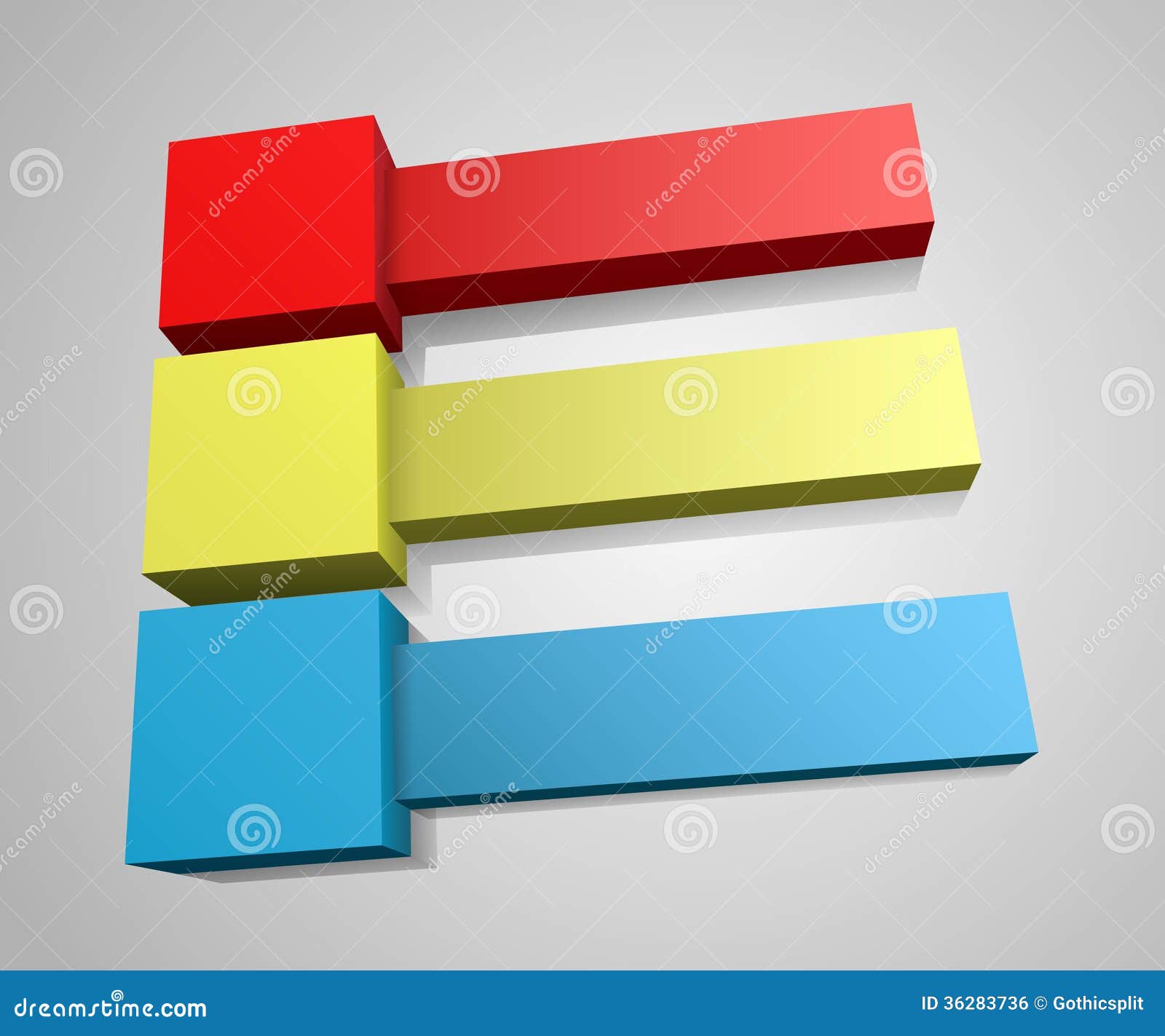 3D banners stock vector. Illustration of negative, gray - 36283736
