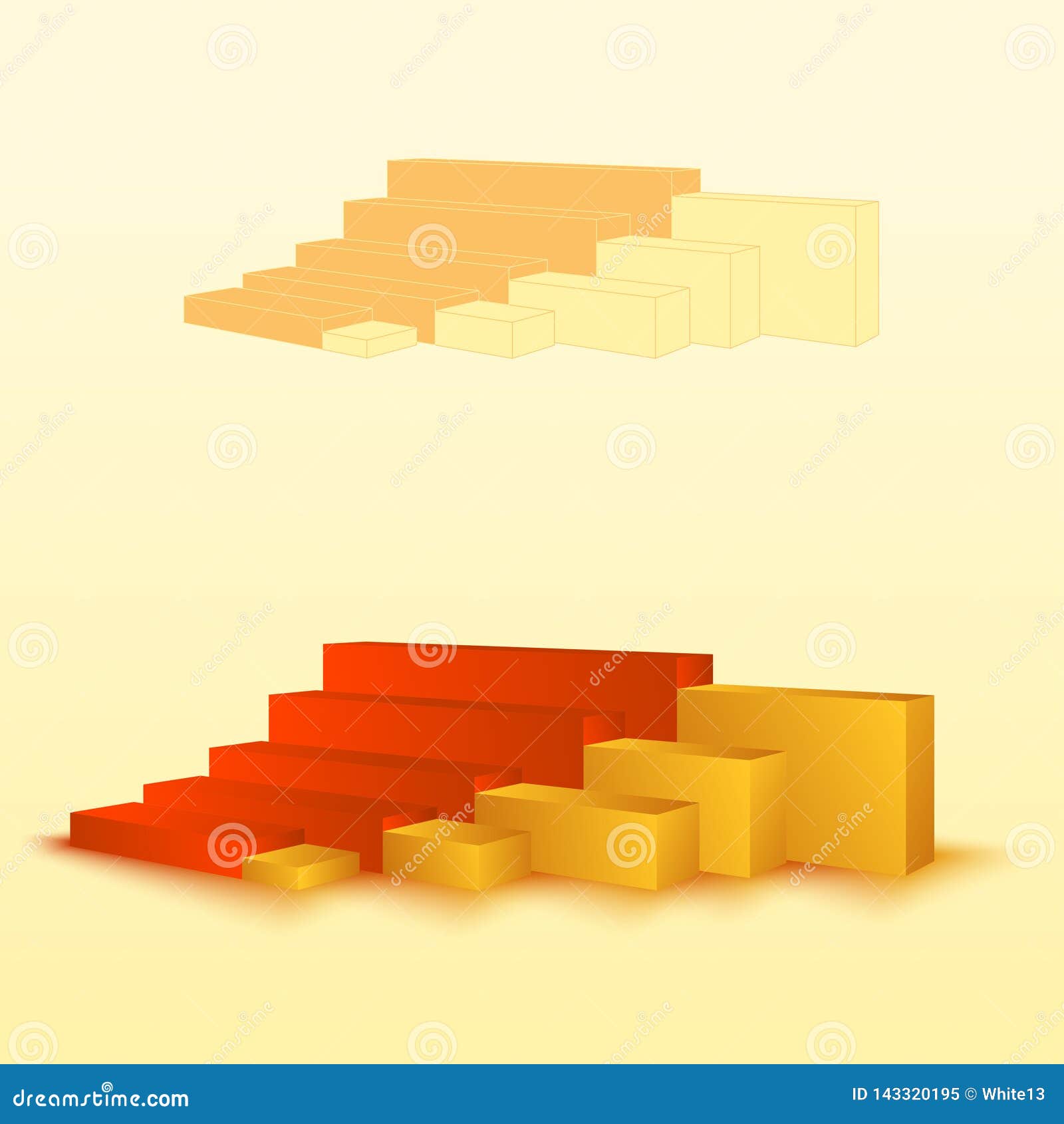 3d Bar Chart, Bar Graph Element. Editable Graphics. Illustration for ... 3d Bar Chart, Bar Graph Element. Editable Graphics. Illustration for ...