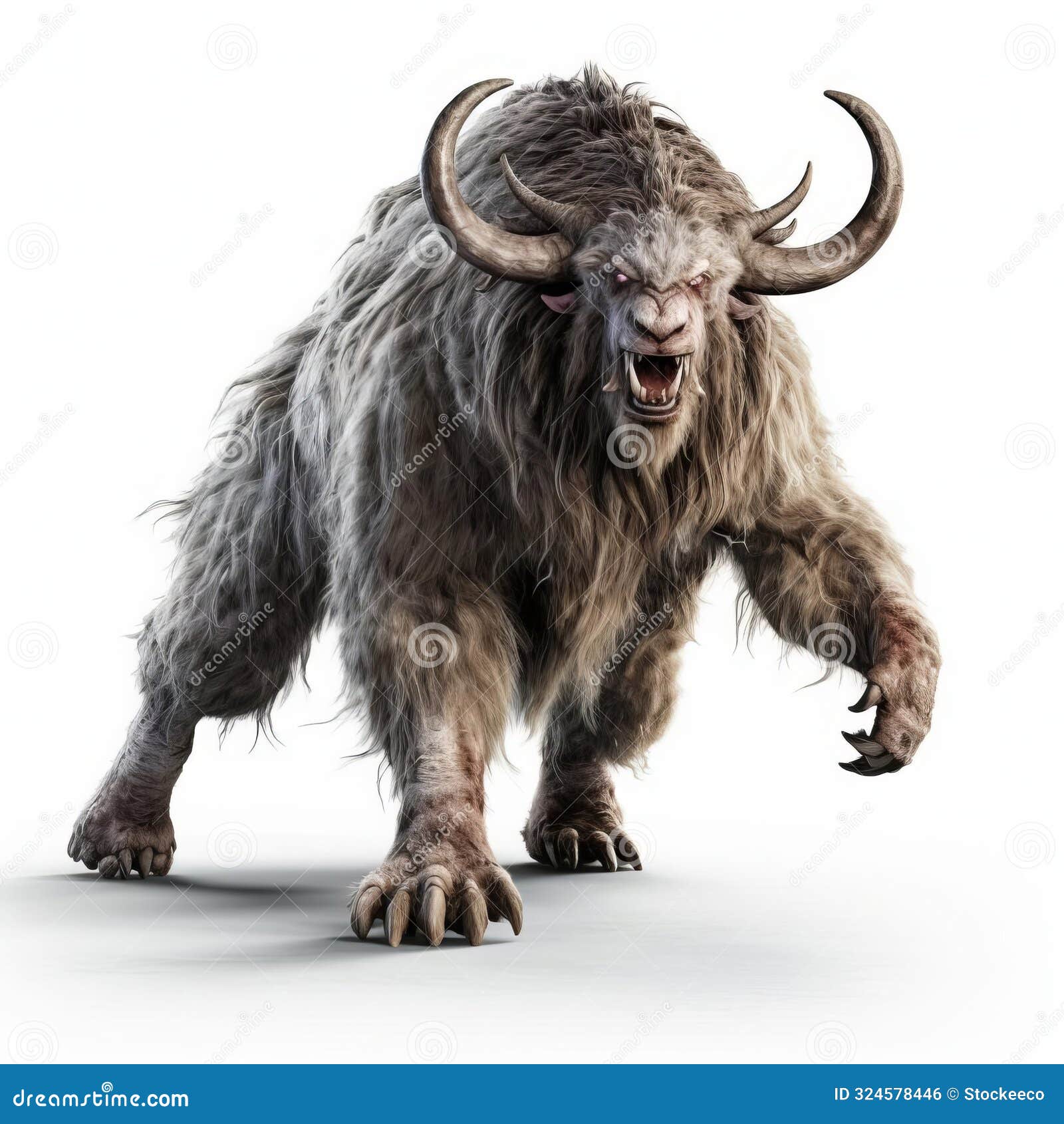 High-quality 3d Model of the Beast of Bodmin Moor Stock Illustration ...