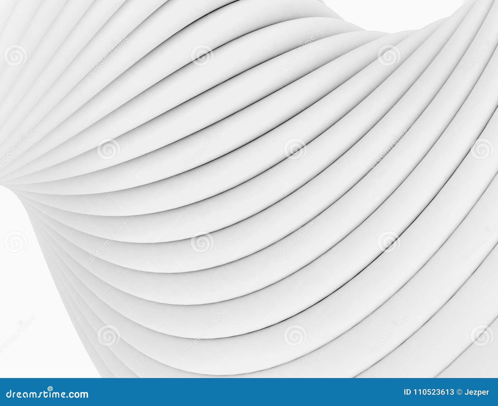 3d Bend Shape Abstract Background Stock Illustration - Illustration of ...