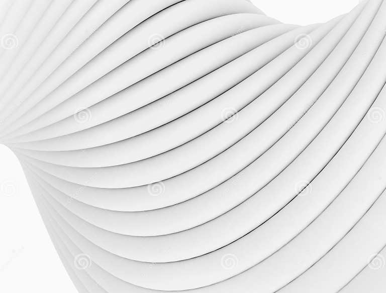 3d Bend Shape Abstract Background Stock Illustration - Illustration of ...