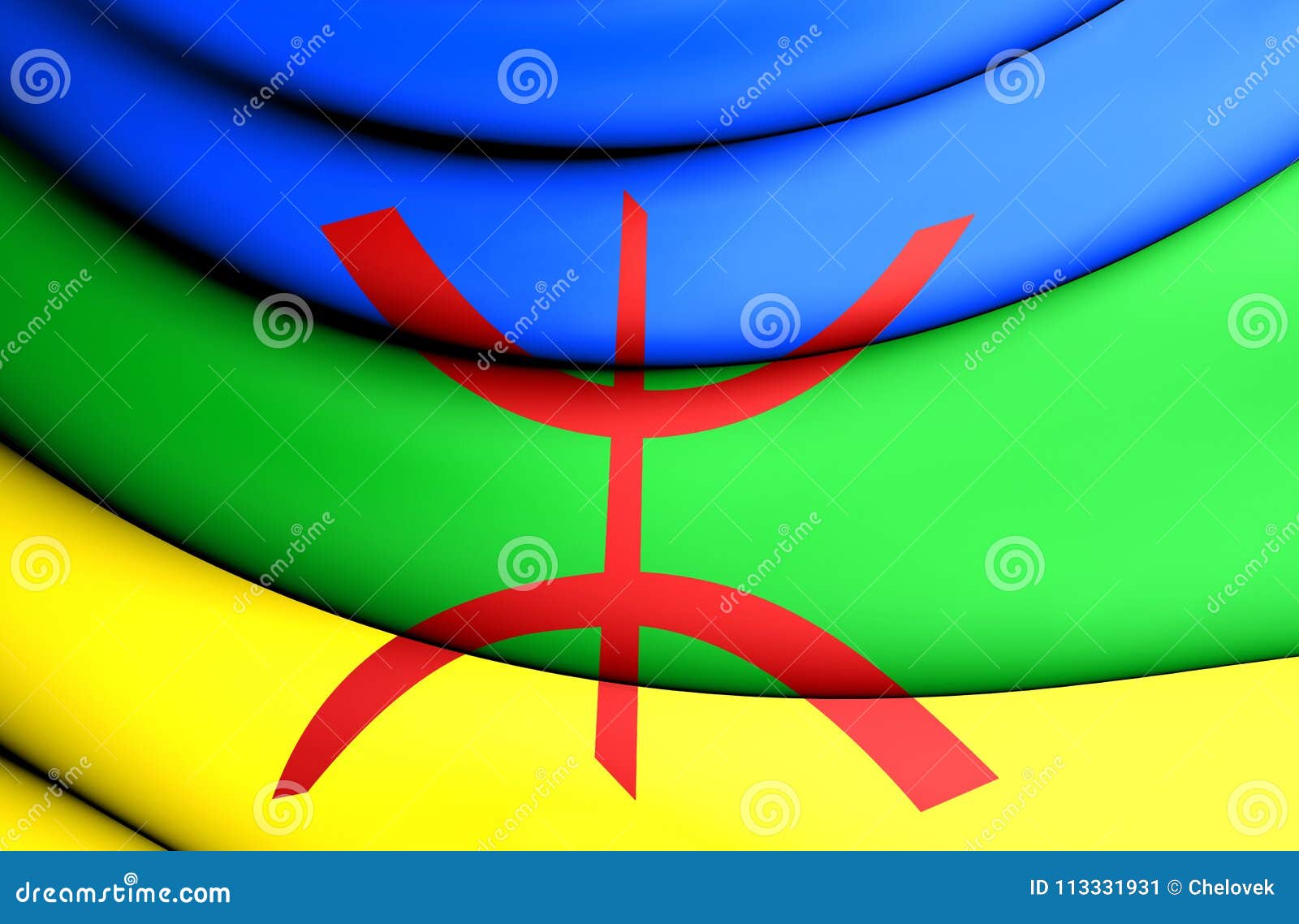 Berber Flag Stock Photography | CartoonDealer.com #100561916