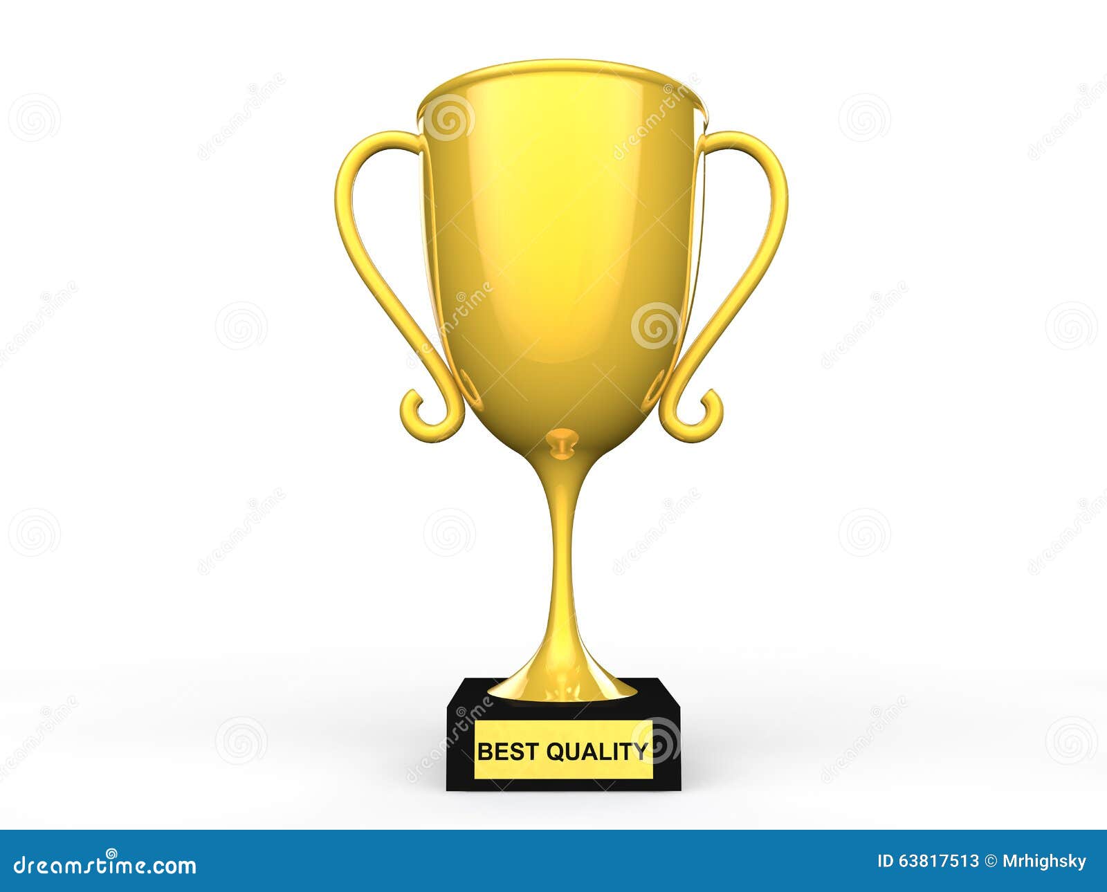 Quality Award Best Top Recommended Trophy Words Stock Image ...