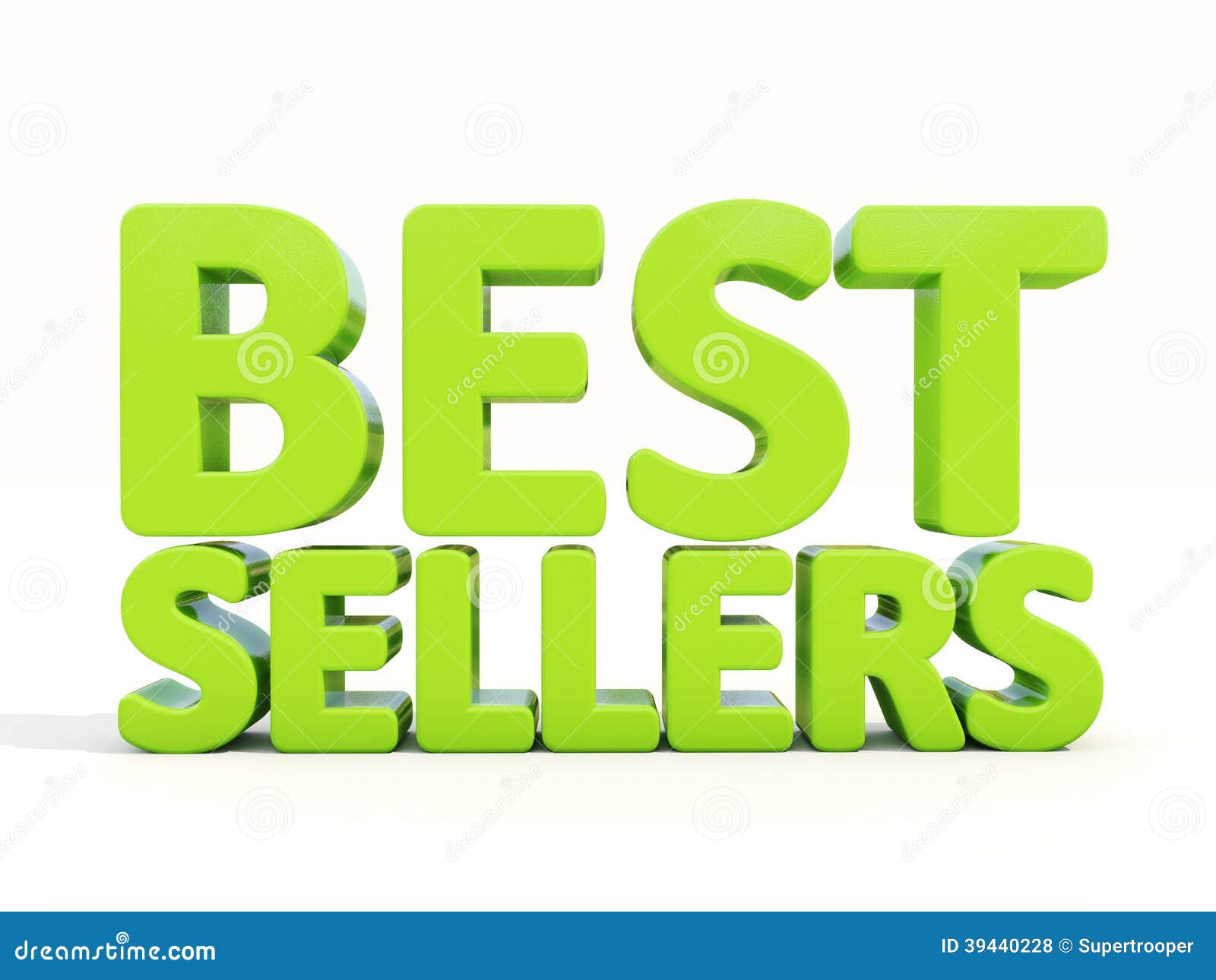3d best sellers stock photo. Image of huckster, market - 39440228