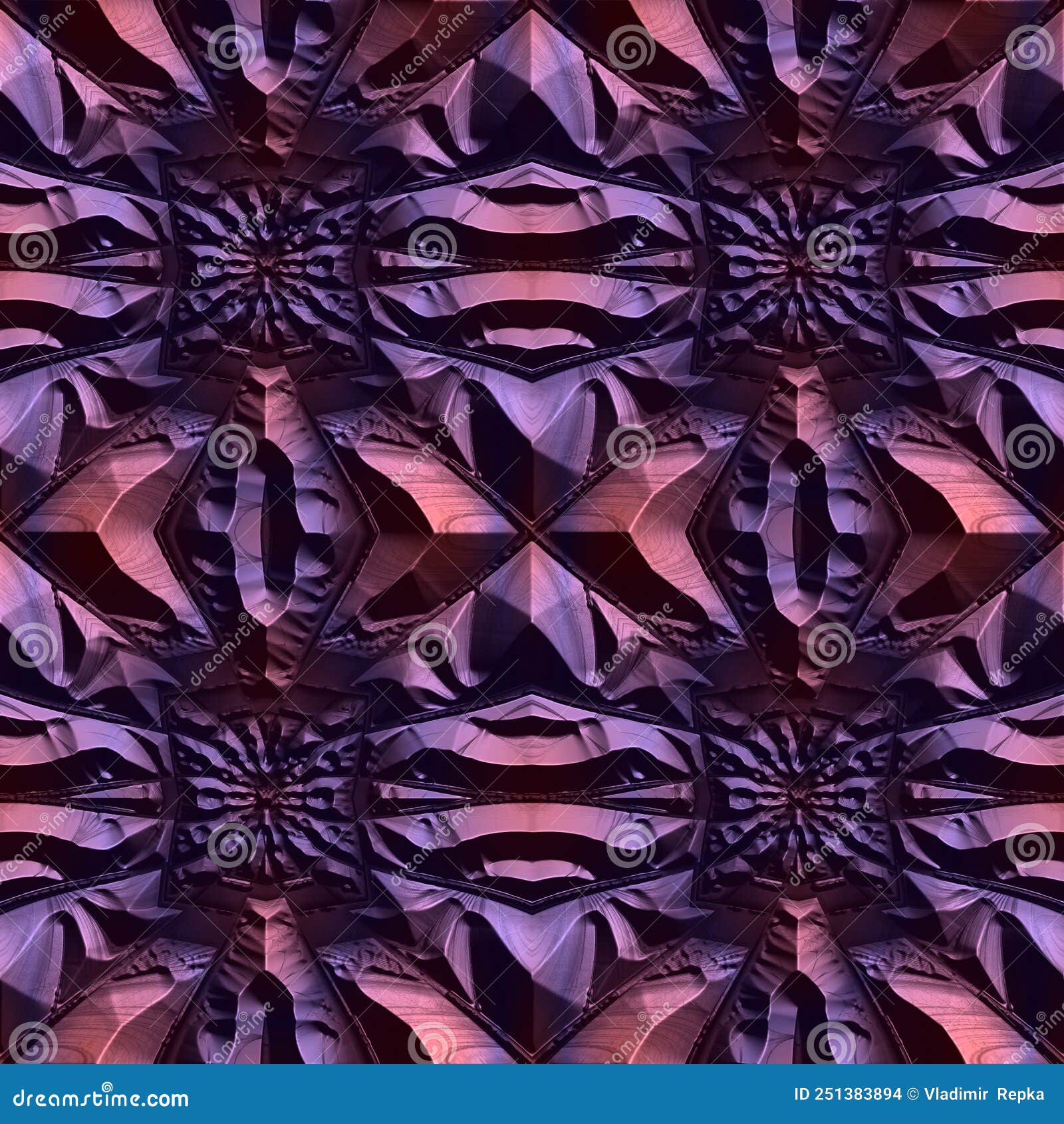 3D Beveled Background Seamless Tile Stock Illustration - Illustration ...