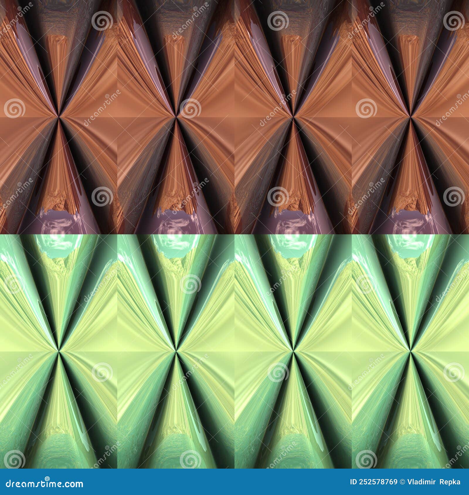 3D Beveled Generative Glossy Pattern Tile Stock Illustration ...