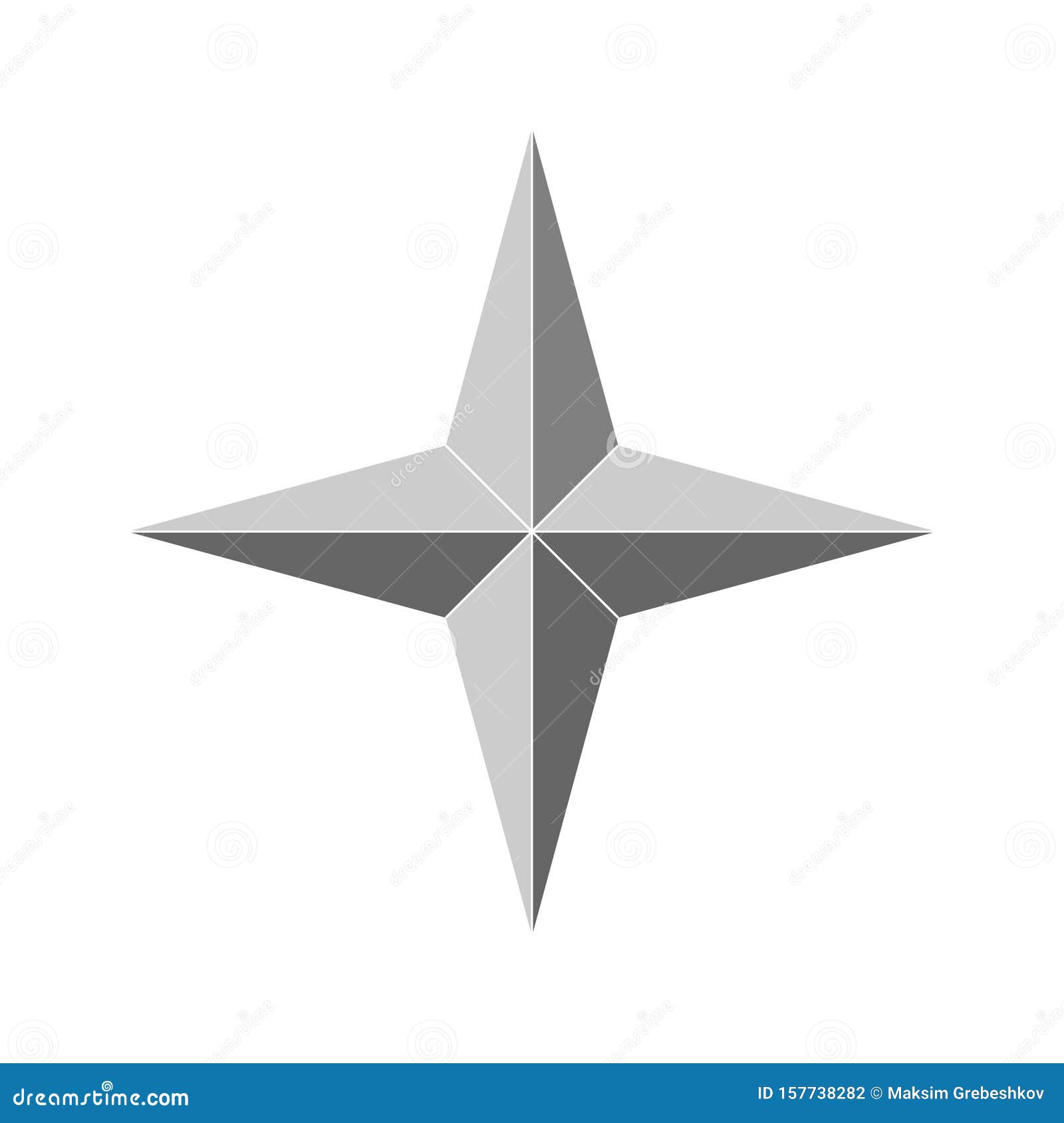3d beveled star stock illustration. Illustration of star - 157738282