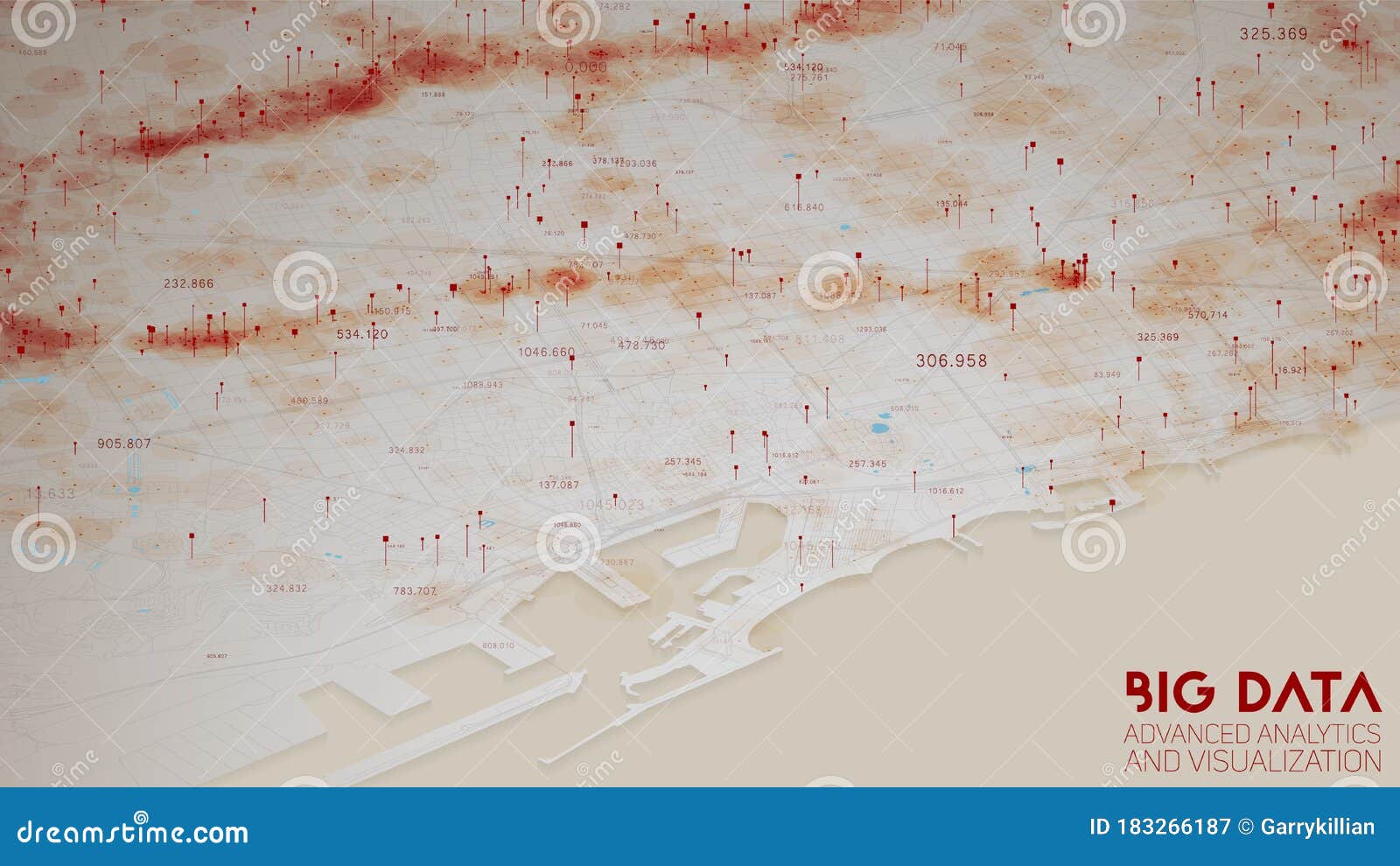 3D Big Data in Modern City. Abstract Social Information Sorting ...
