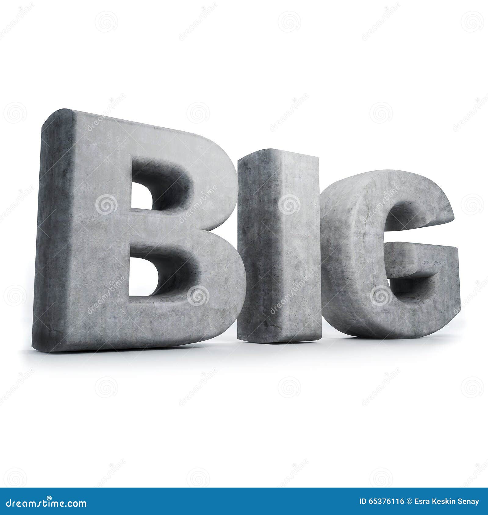 3d big word concrete stock photo. Image of modern, frame - 65376116