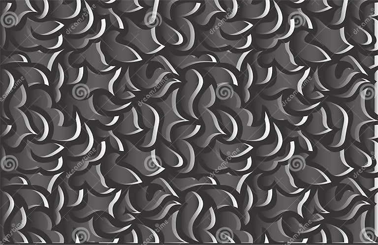 3D Black Background Wallpaper. Dark Wallpaper Pattern Vector. Abstract ...