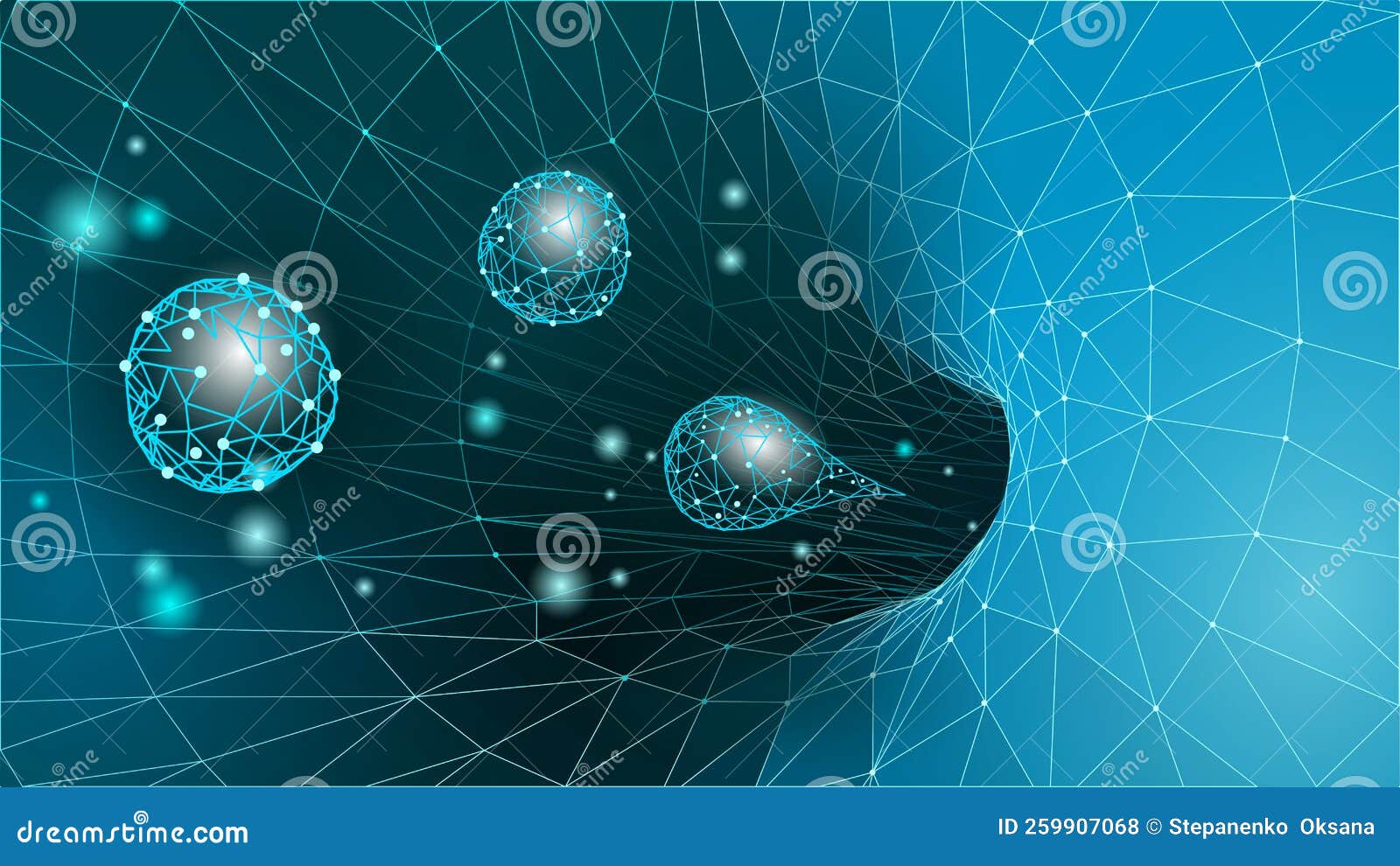 3D Black Hole Render. Physics Sci-fi Gravity Particles Universe Black ...