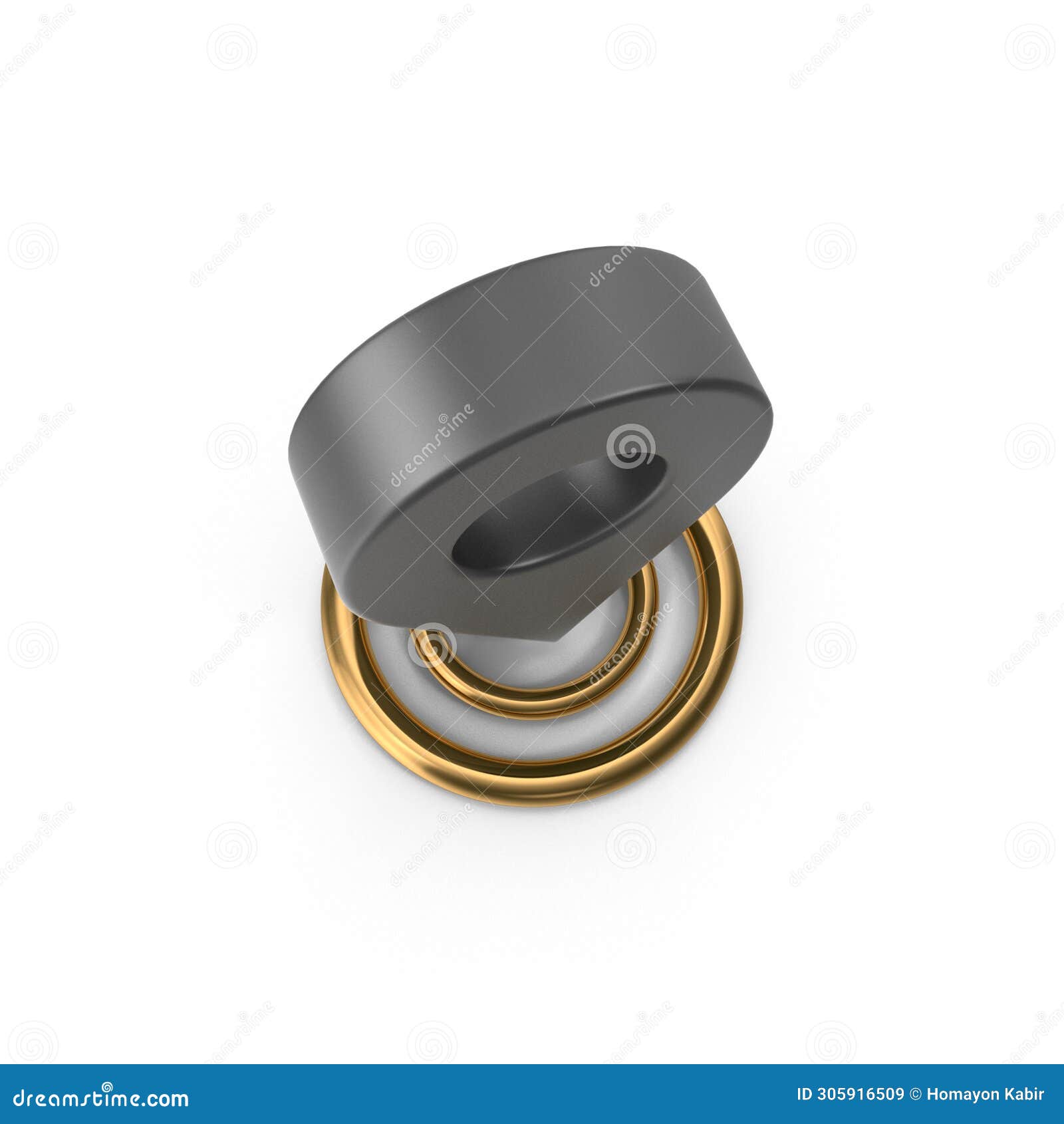 3D Black Map Pointer, Location Map Icon Stock Illustration ...