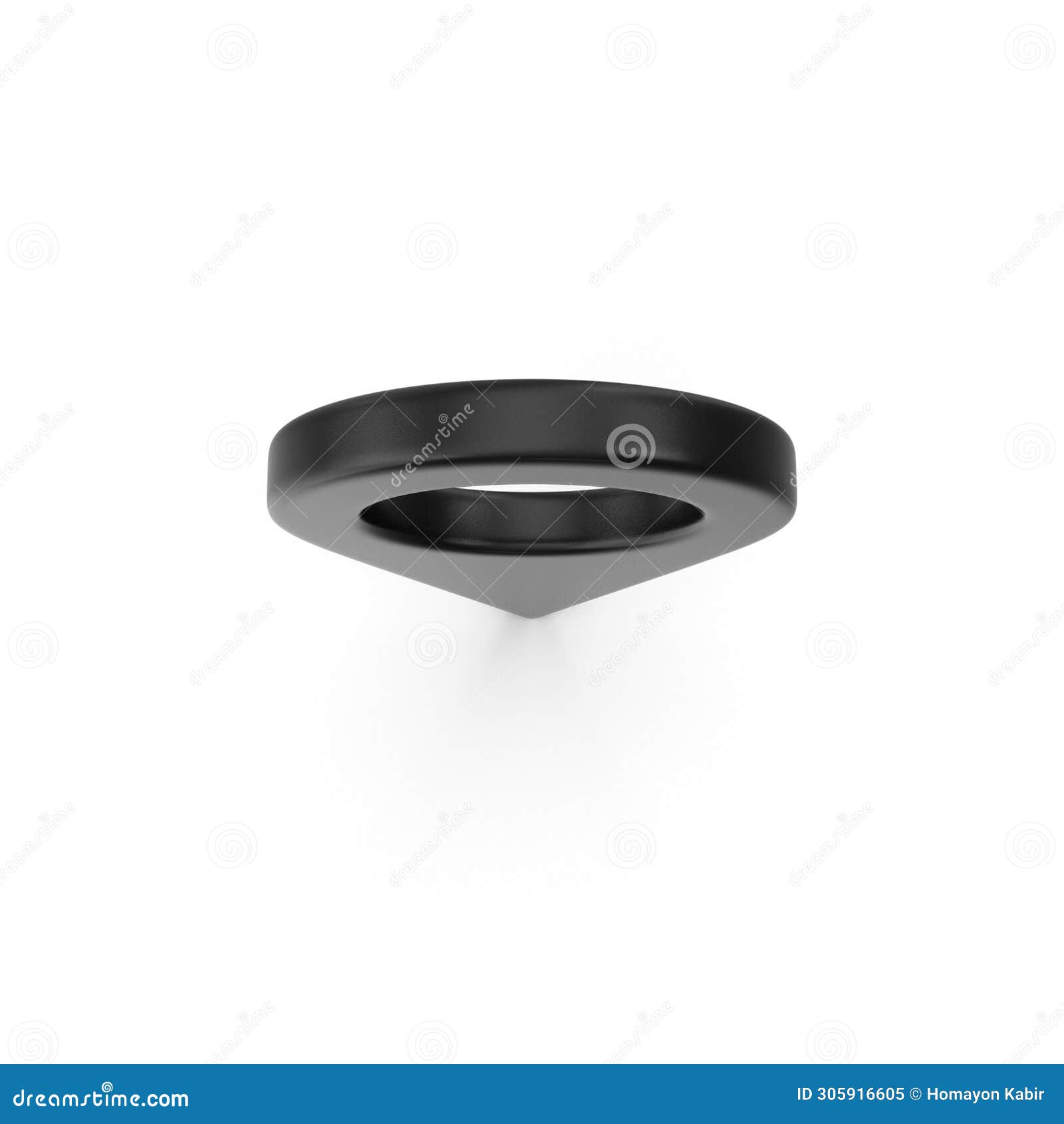 3D Black Map Pointer, Location Map Icon Stock Illustration ...