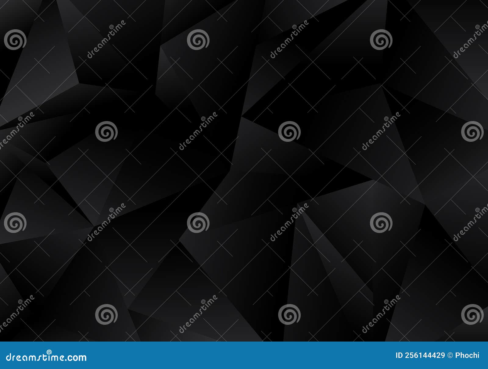 3D Black Polygonal Prism Shapes Pattern Background and Texture Stock ...