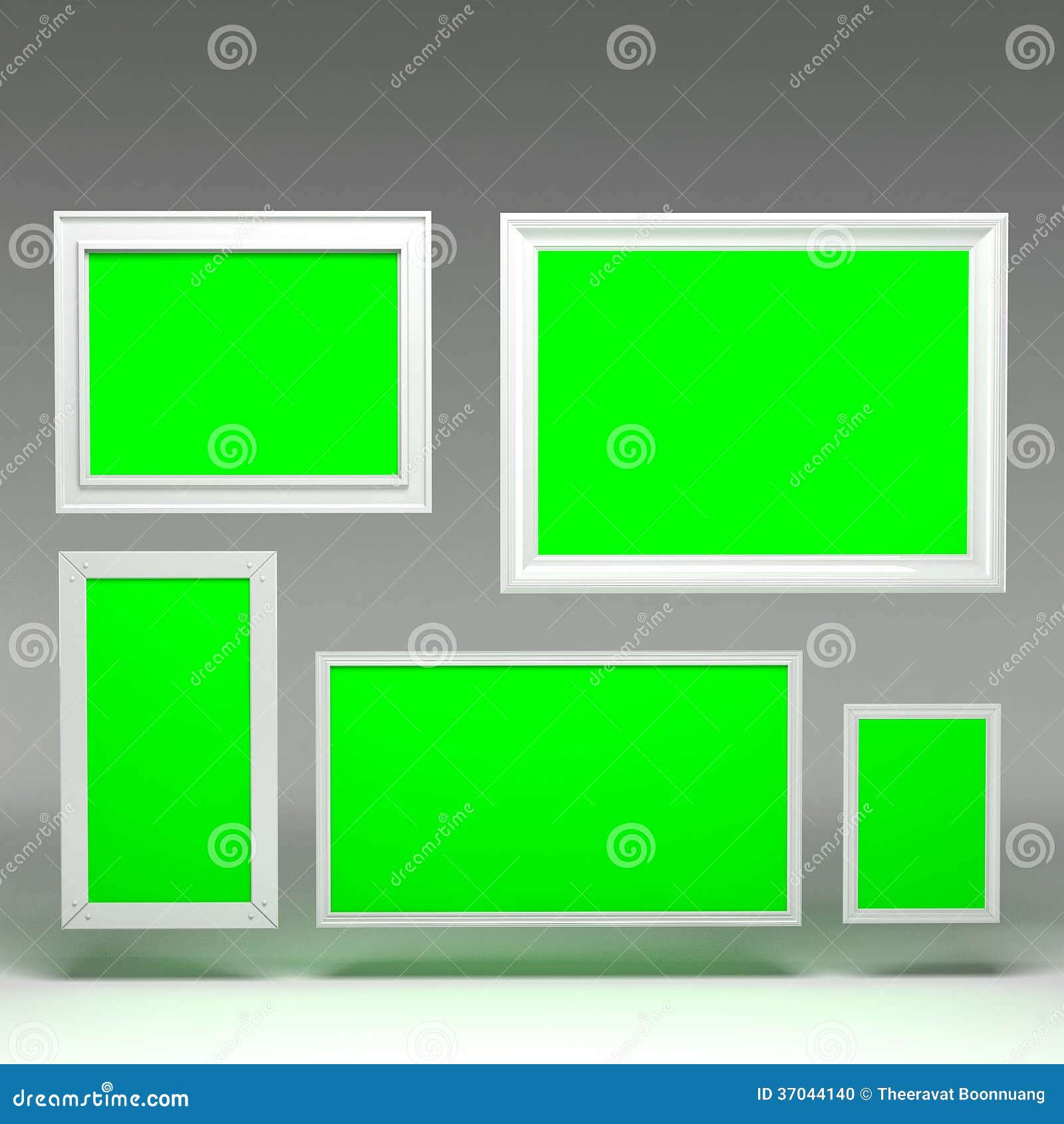 3d blank frames stock illustration. Illustration of stained - 37044140