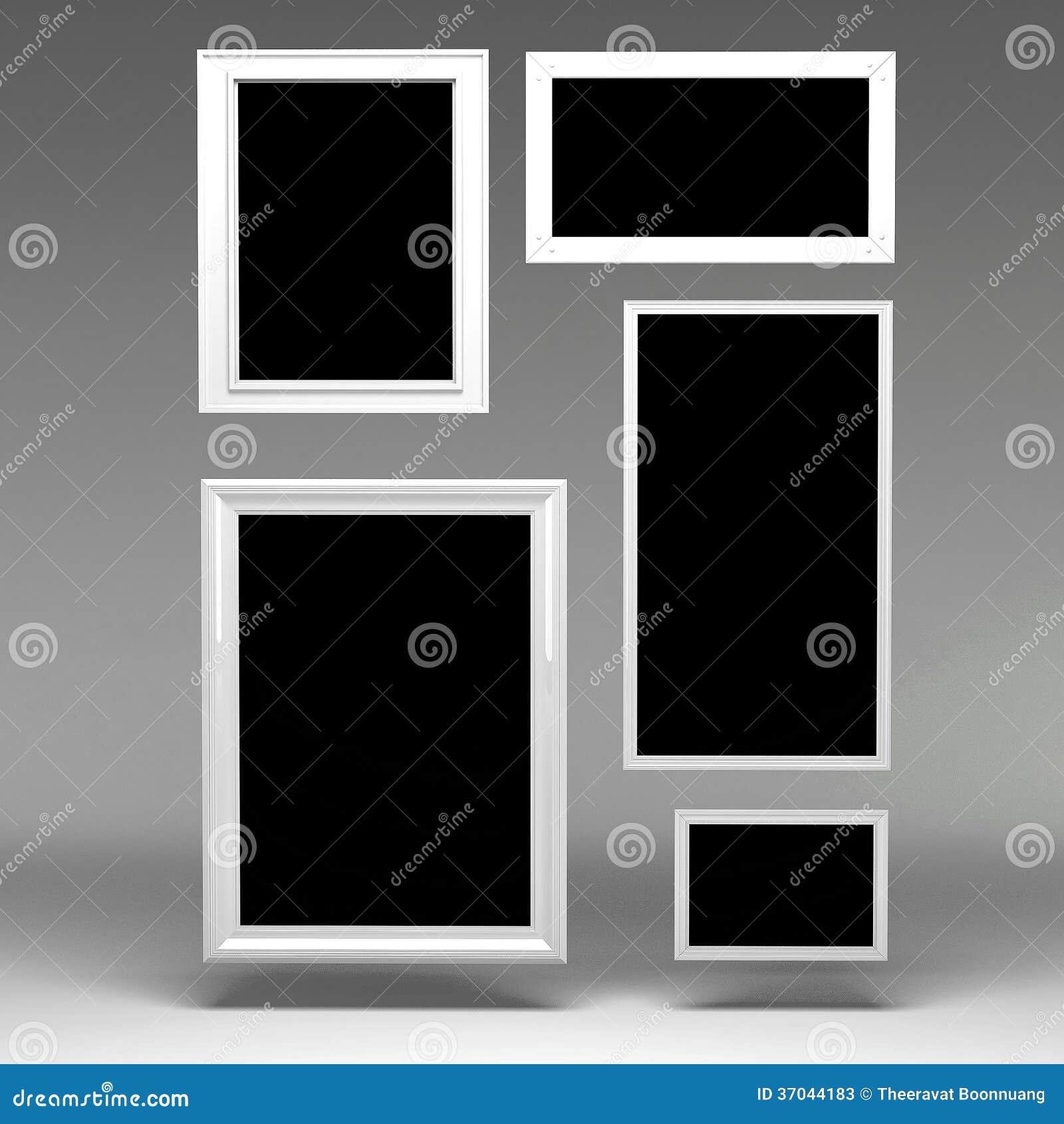 3d blank frames stock illustration. Illustration of pattern - 37044183