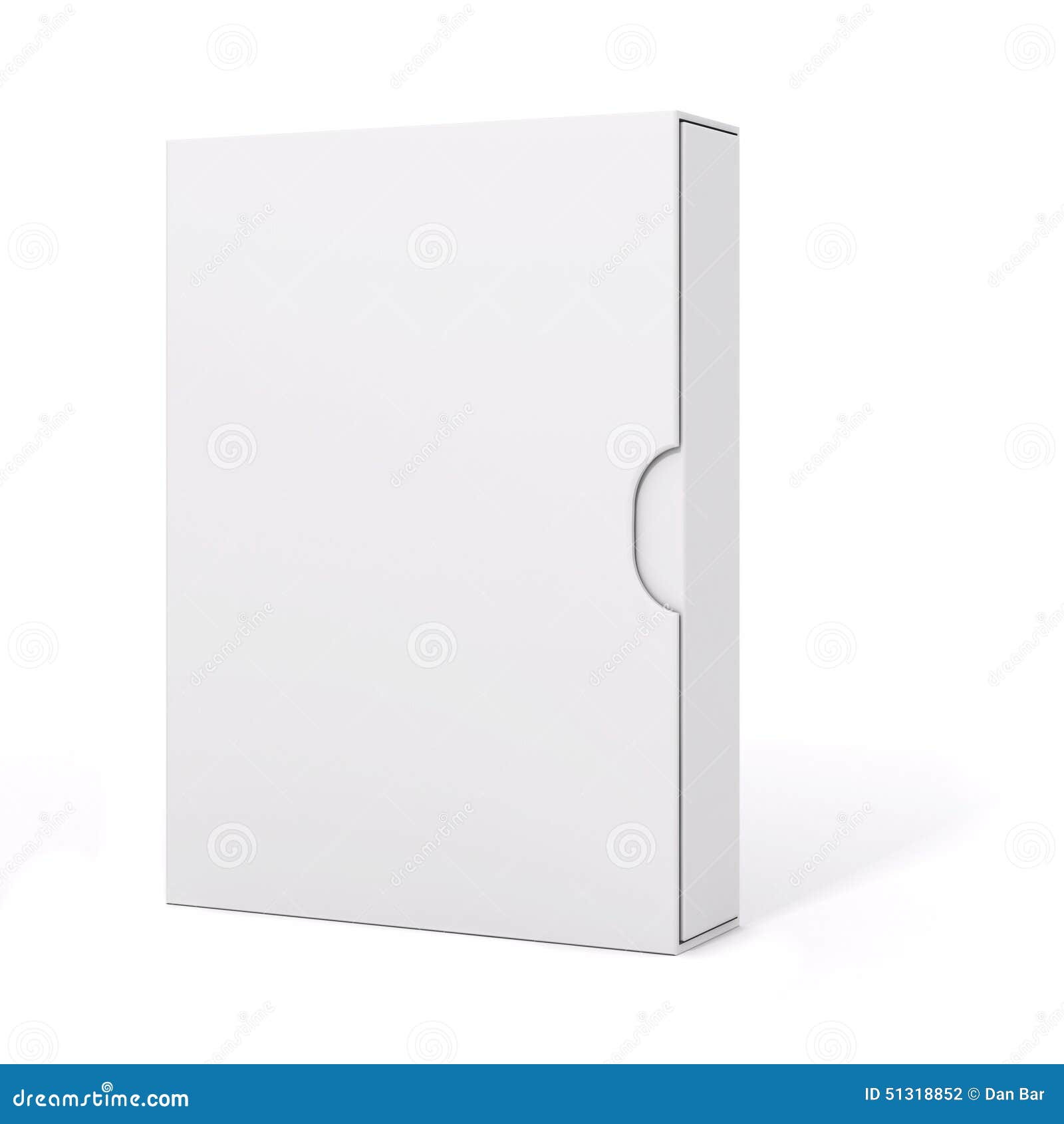 3d Blank Product Package Box Stock Illustration - Illustration of blank ...