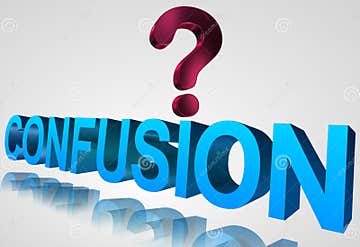 Confusion stock illustration. Illustration of reflecting - 99491843