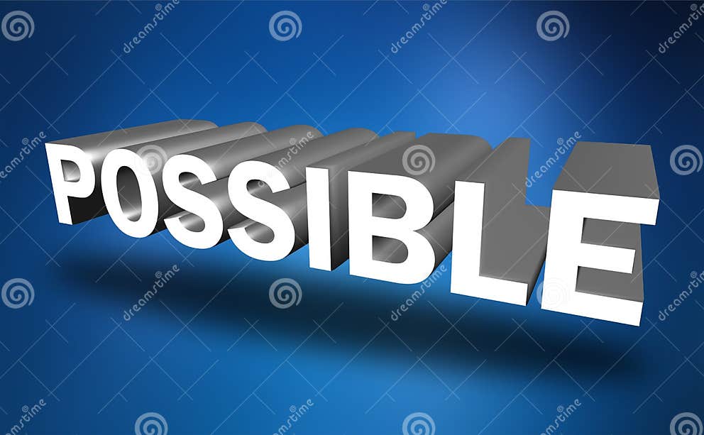Possible illustration stock illustration. Illustration of feasible ...