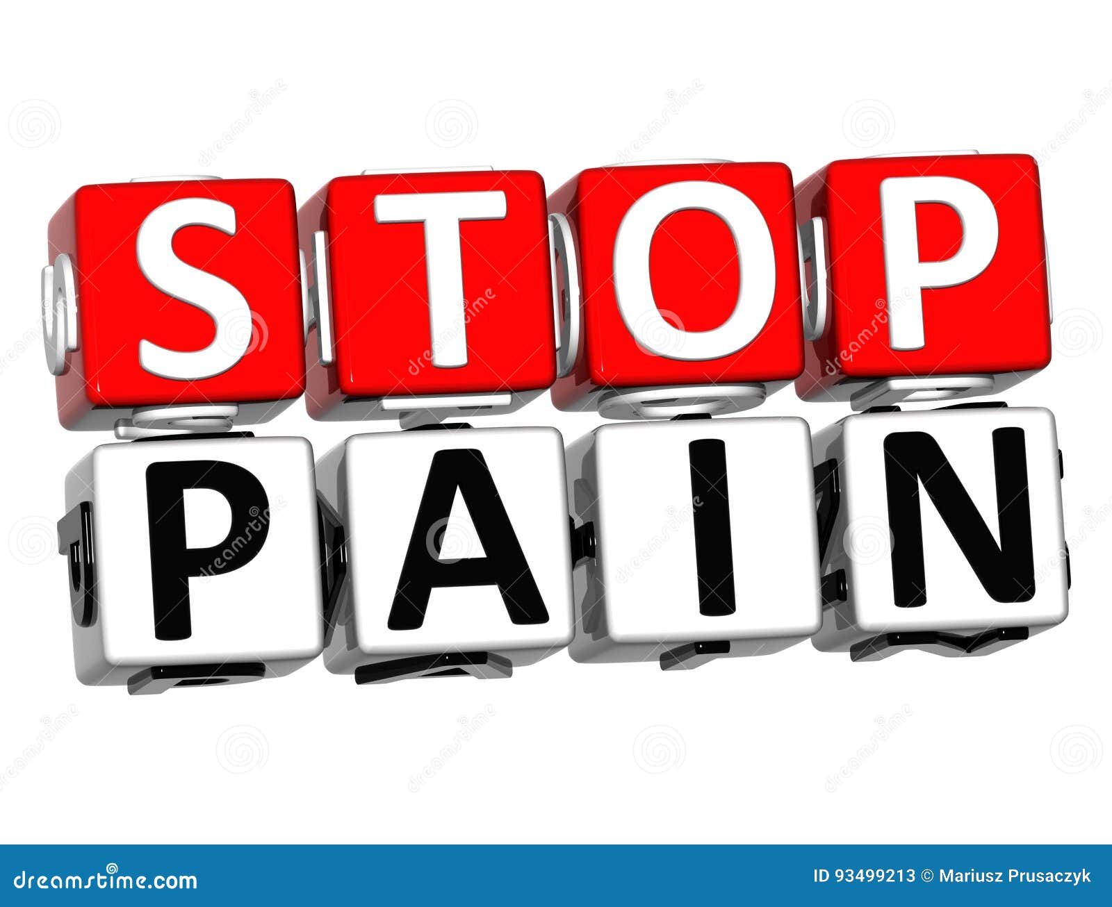Stop Pain. Ban Distress Man. Red Prohibition Road Sign Vector ...