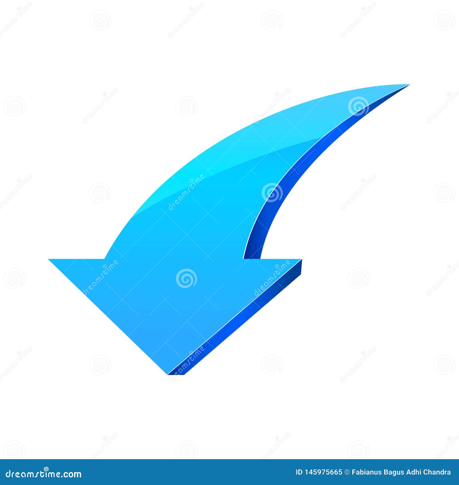3D Arrow stock vector. Illustration of color, arrow - 145975665