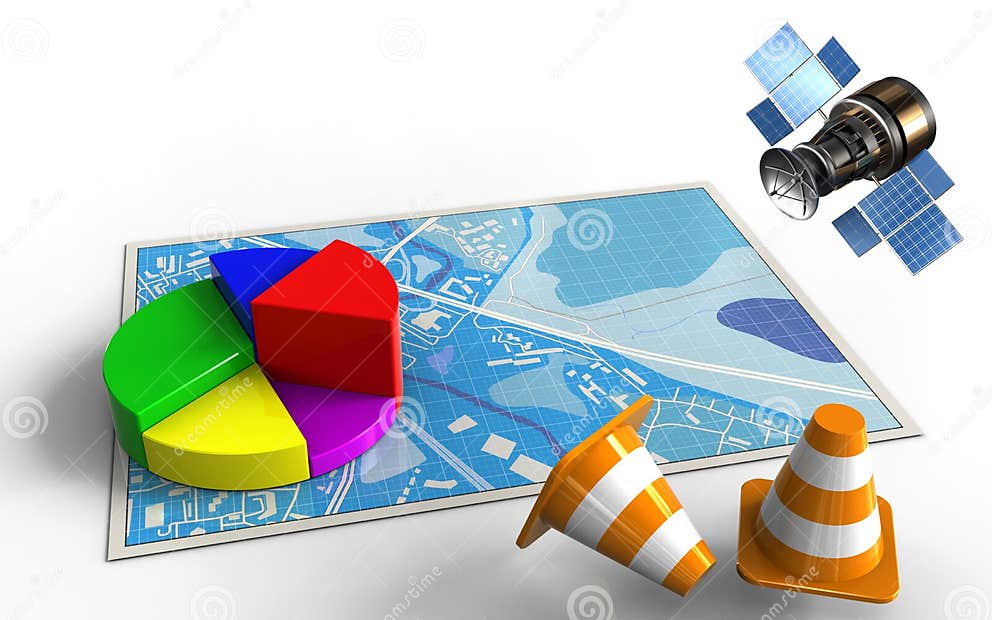 3d blue map stock illustration. Illustration of finance - 101134527