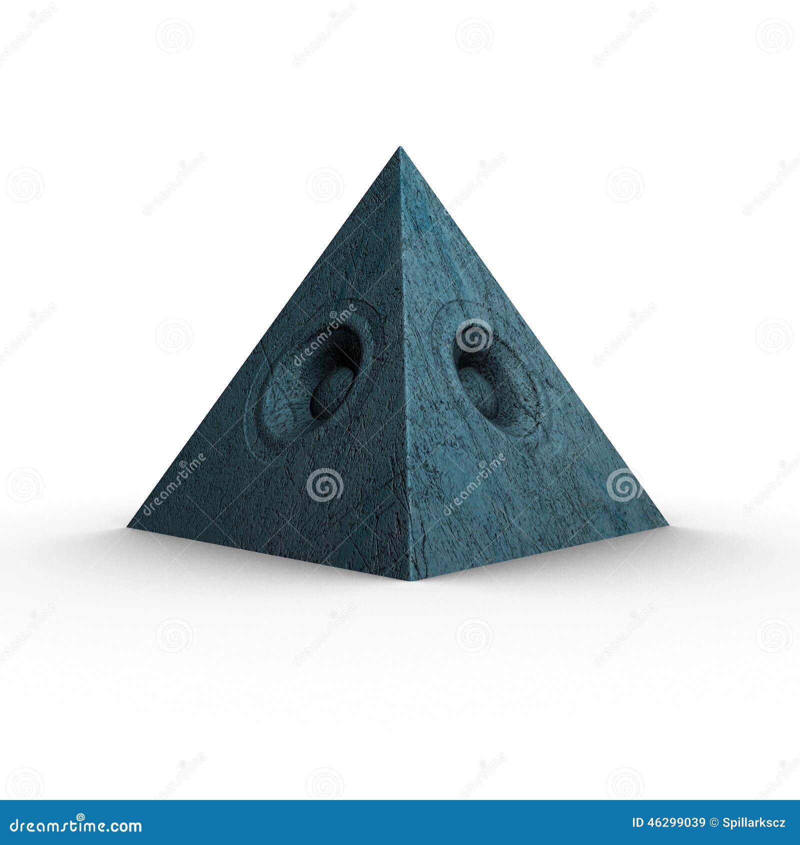 Blue Pyramid Stock Image | CartoonDealer.com #35192911