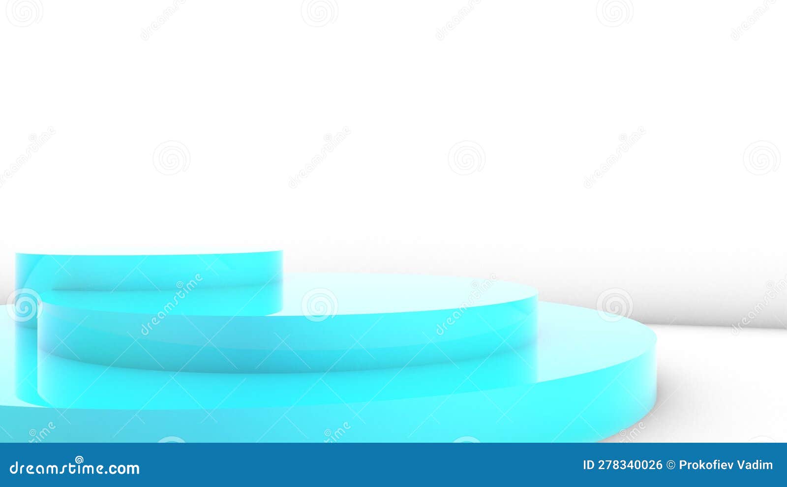 3D Blue Stand or Product Stand. Mocap Stock Illustration - Illustration ...