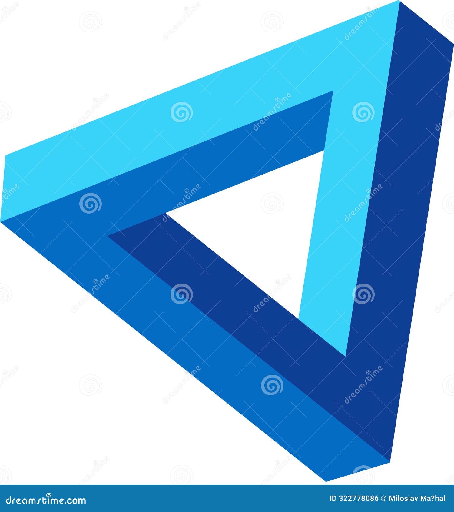 Triangle Optical Illusion Seamless Pattern. Black And White Fgeometry ...