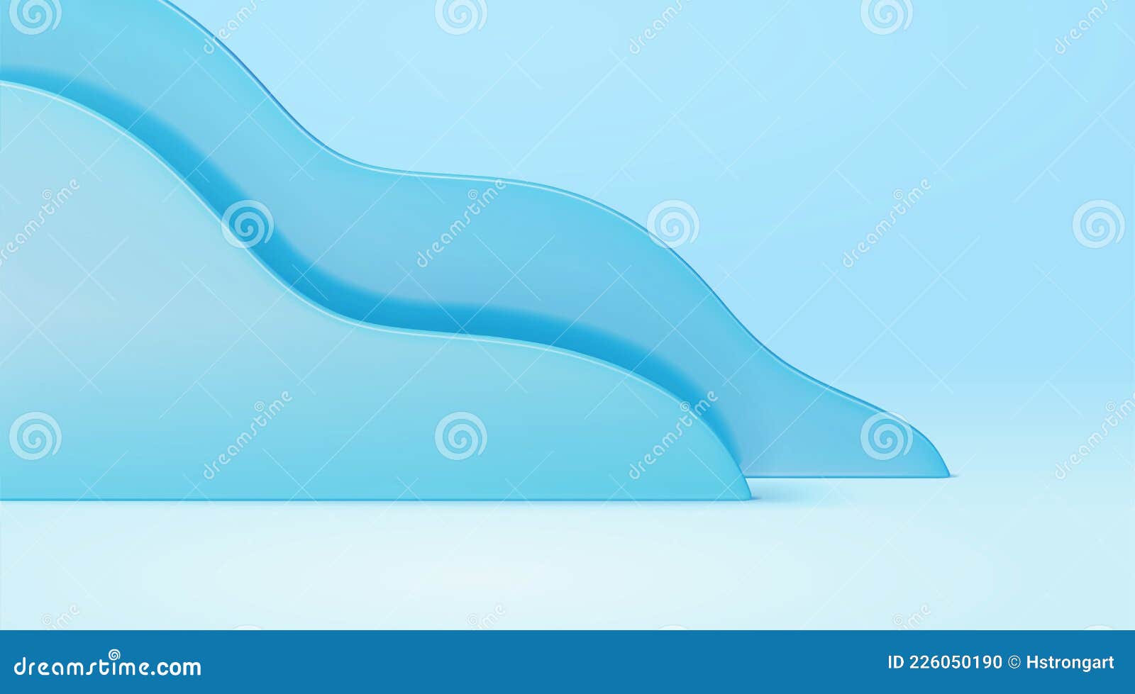 3d Blue Wave Scene Background Stock Vector - Illustration of backdrop ...