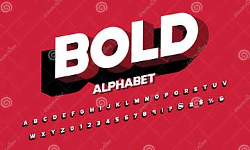 3d bold font stock vector. Illustration of design, hipster - 141823213