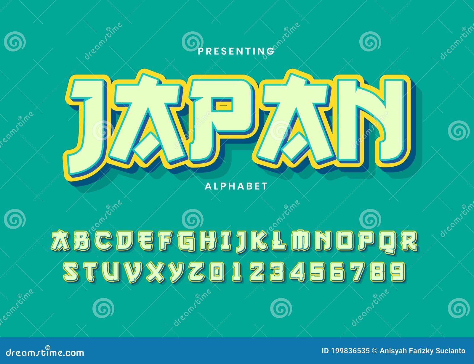 Japanese Alphabet Hiragana Kanji Words Vector Design Stock Image ...