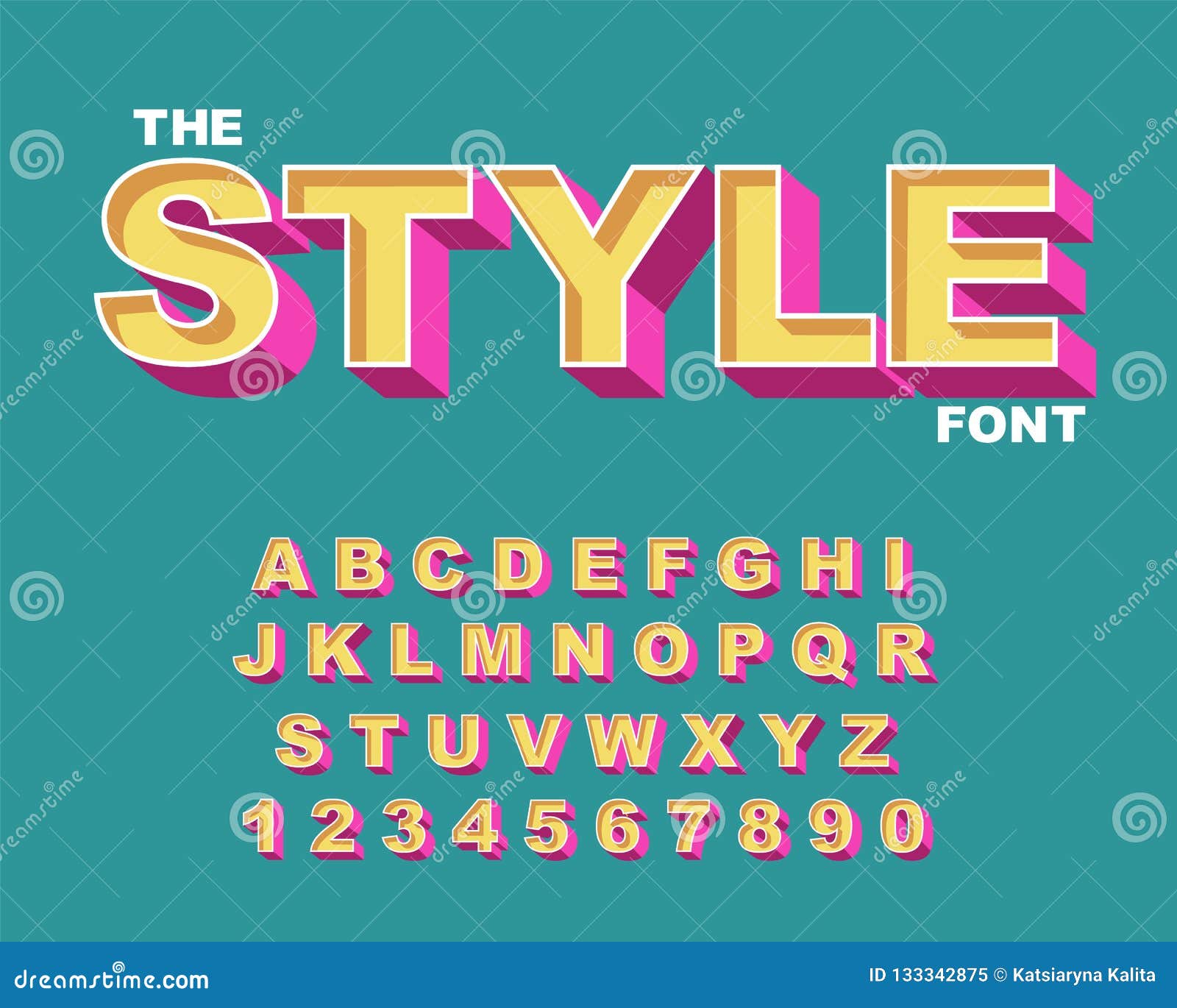 3d Bold Retro Font. Vintage Alphabet Vector 80 S, 90 S Old Style ... 3d Bold Retro Font. Vintage Alphabet Vector 80 S, 90 S Old Style ...