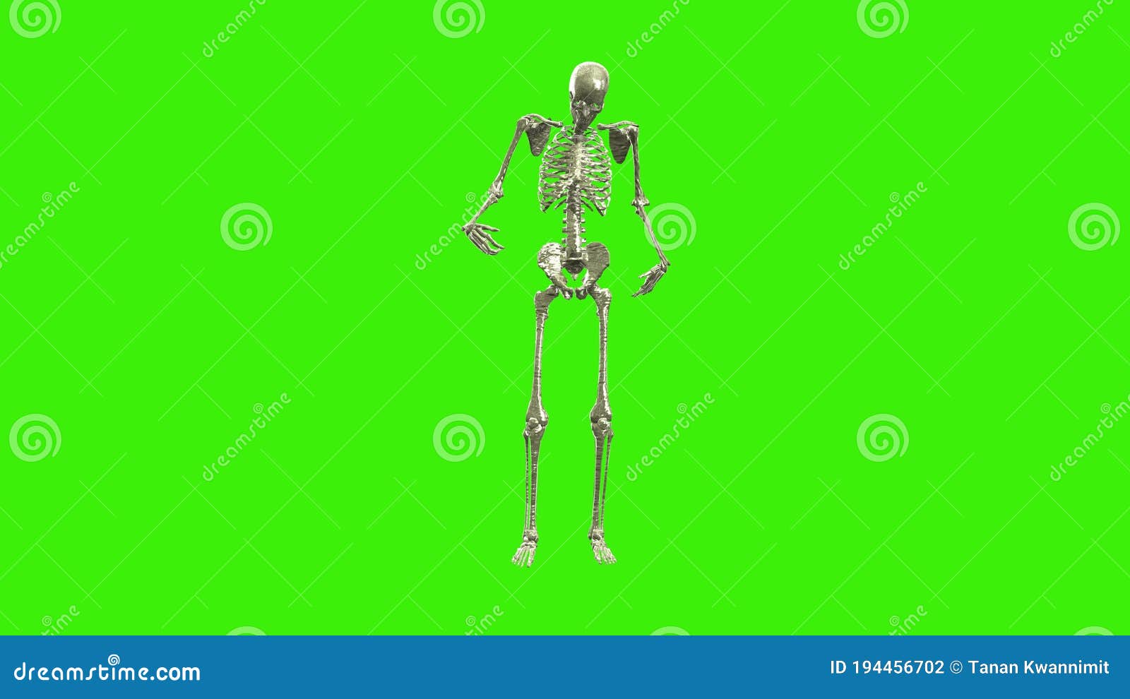 3D Bone Green Screen Michael Jackson Dance 4K Stock Footage - Video of ...