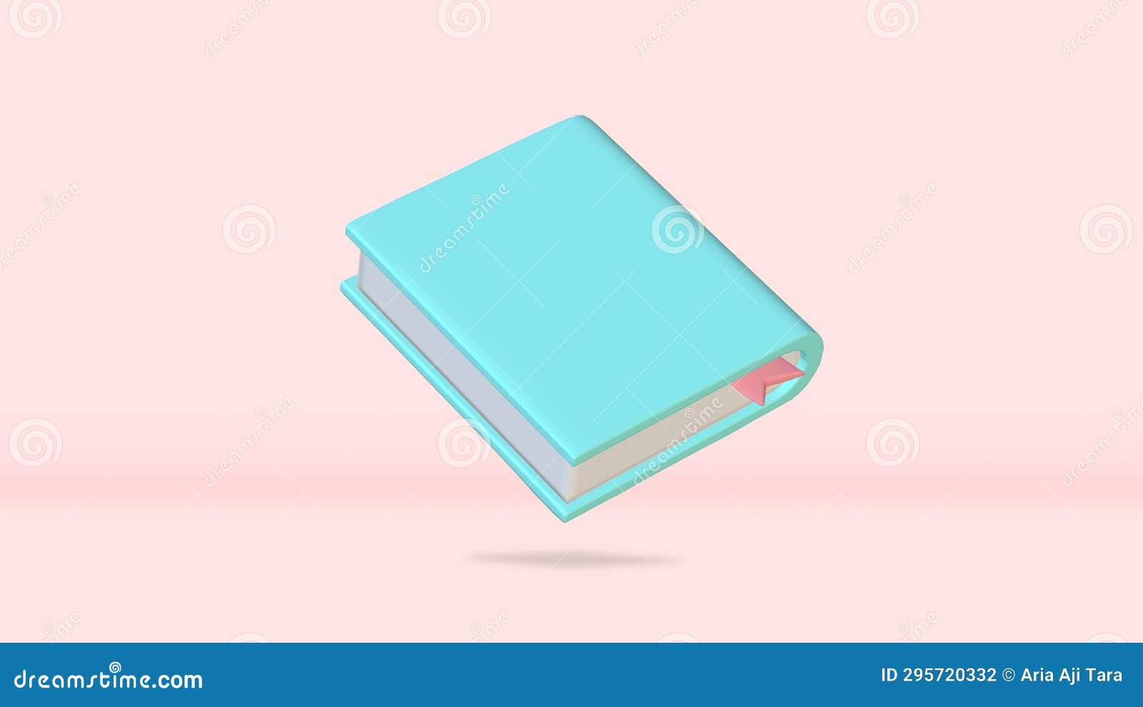 3d blue bookbackground stock illustration. Illustration of university ...