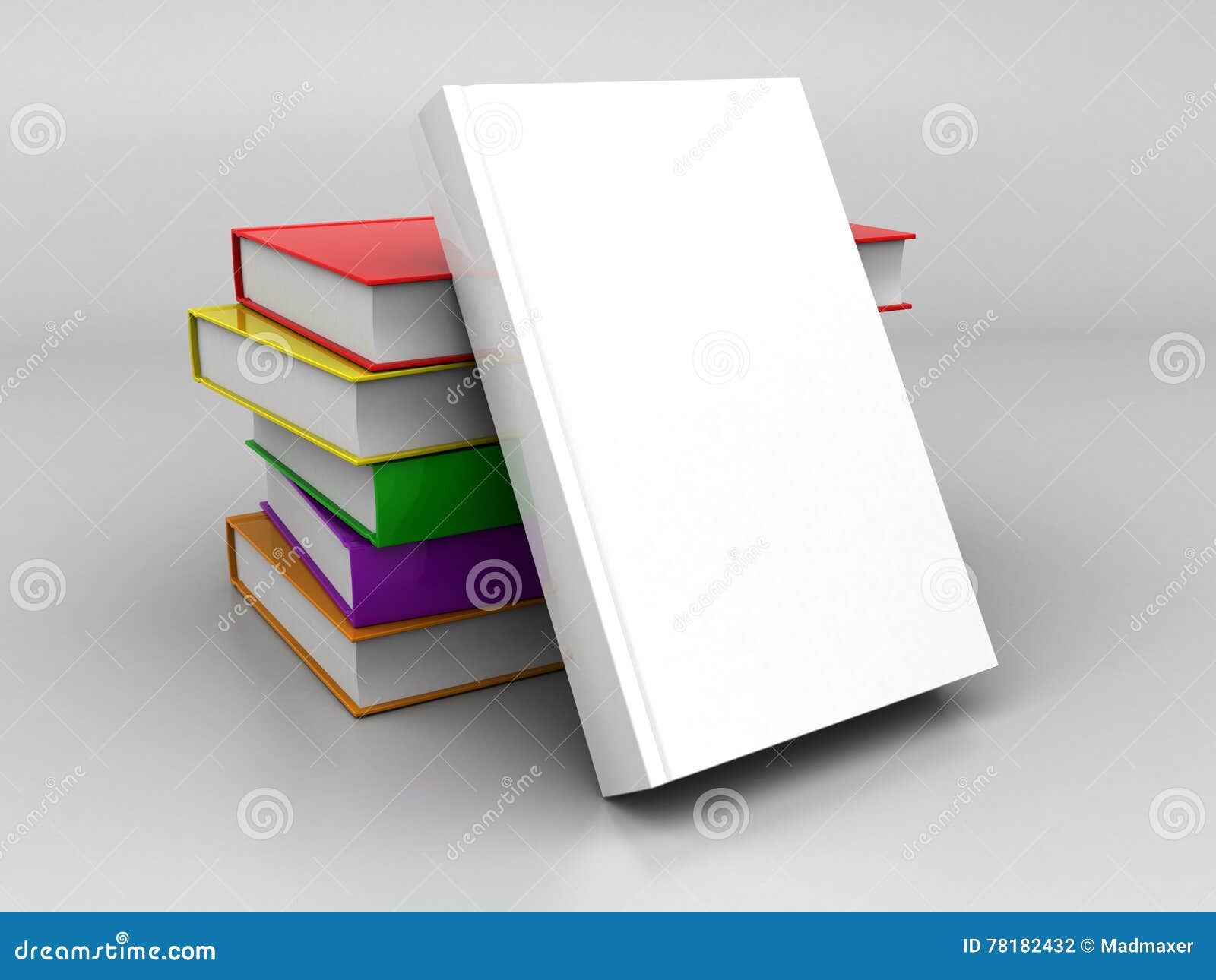 3d books stock illustration. Illustration of science - 78182432