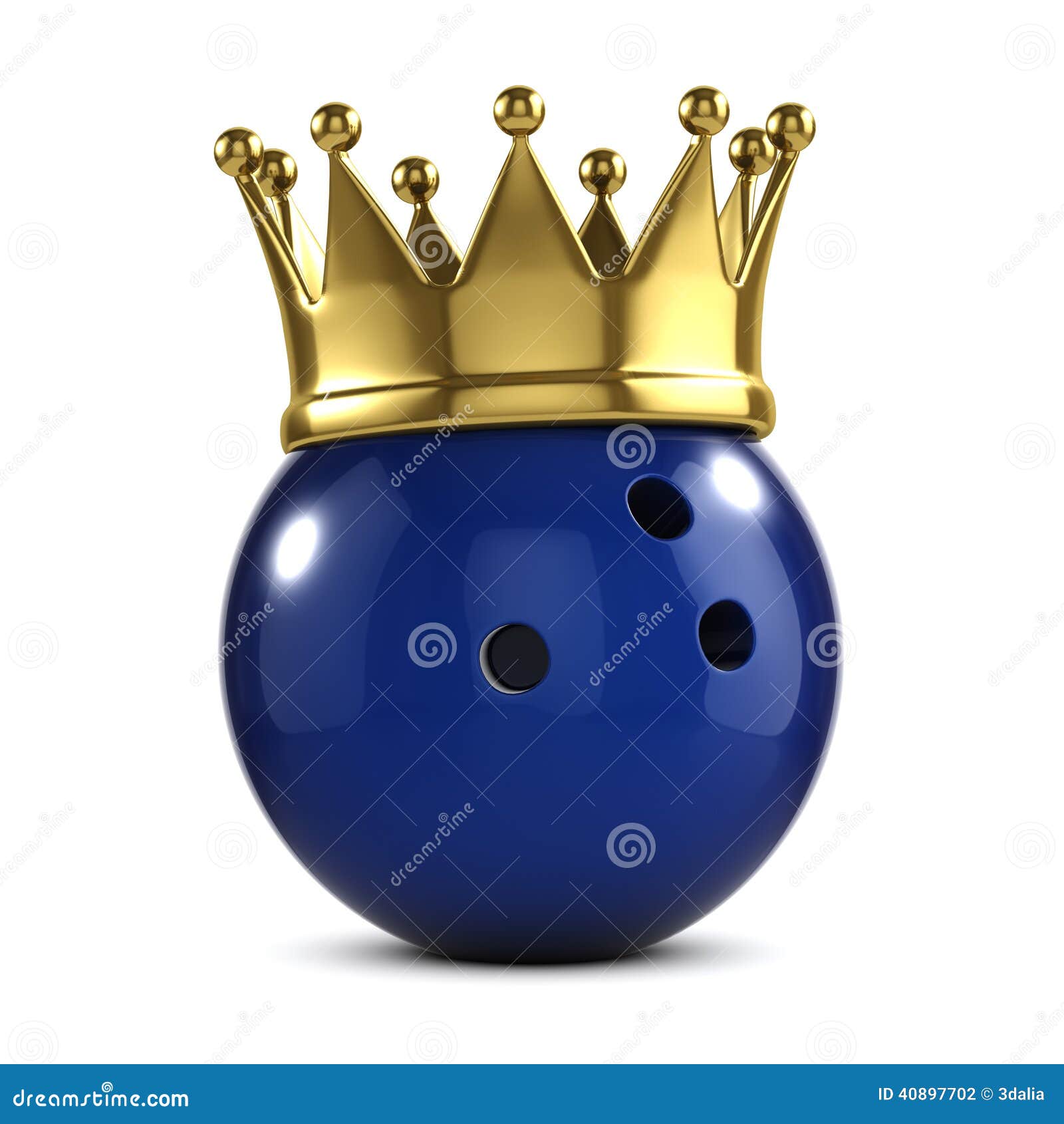 3d Bowling champion stock illustration. Illustration of champion - 40897702