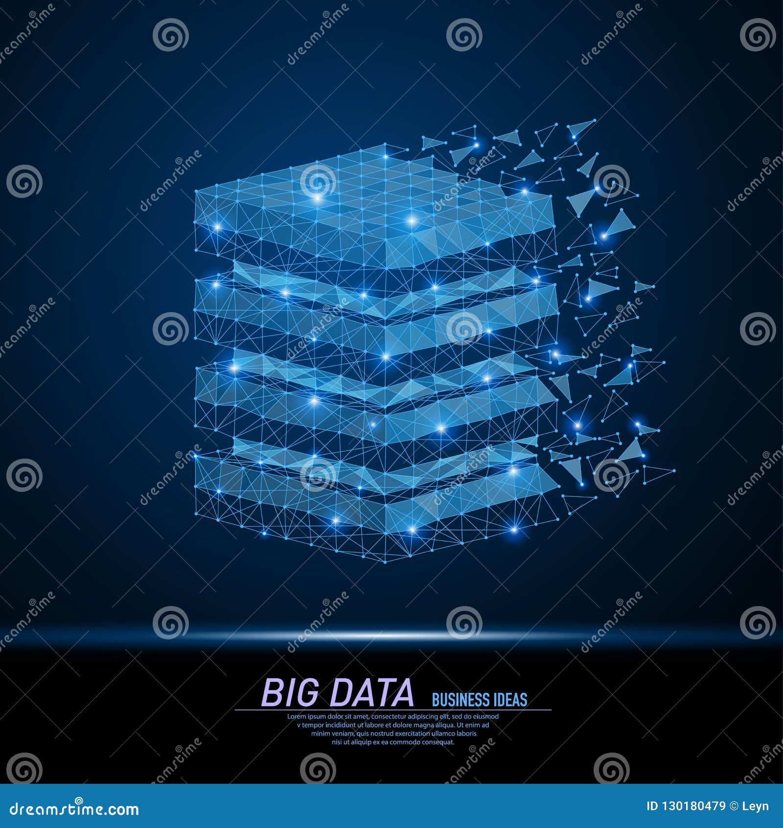 3D box server database stock illustration. Illustration of internet ...