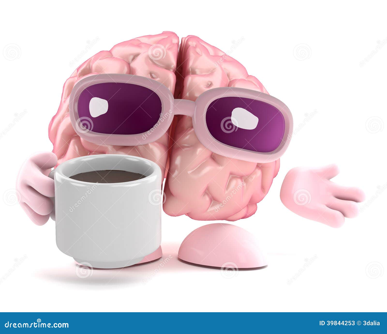 3d Brain break stock illustration. Illustration of inspiration - 39844253
