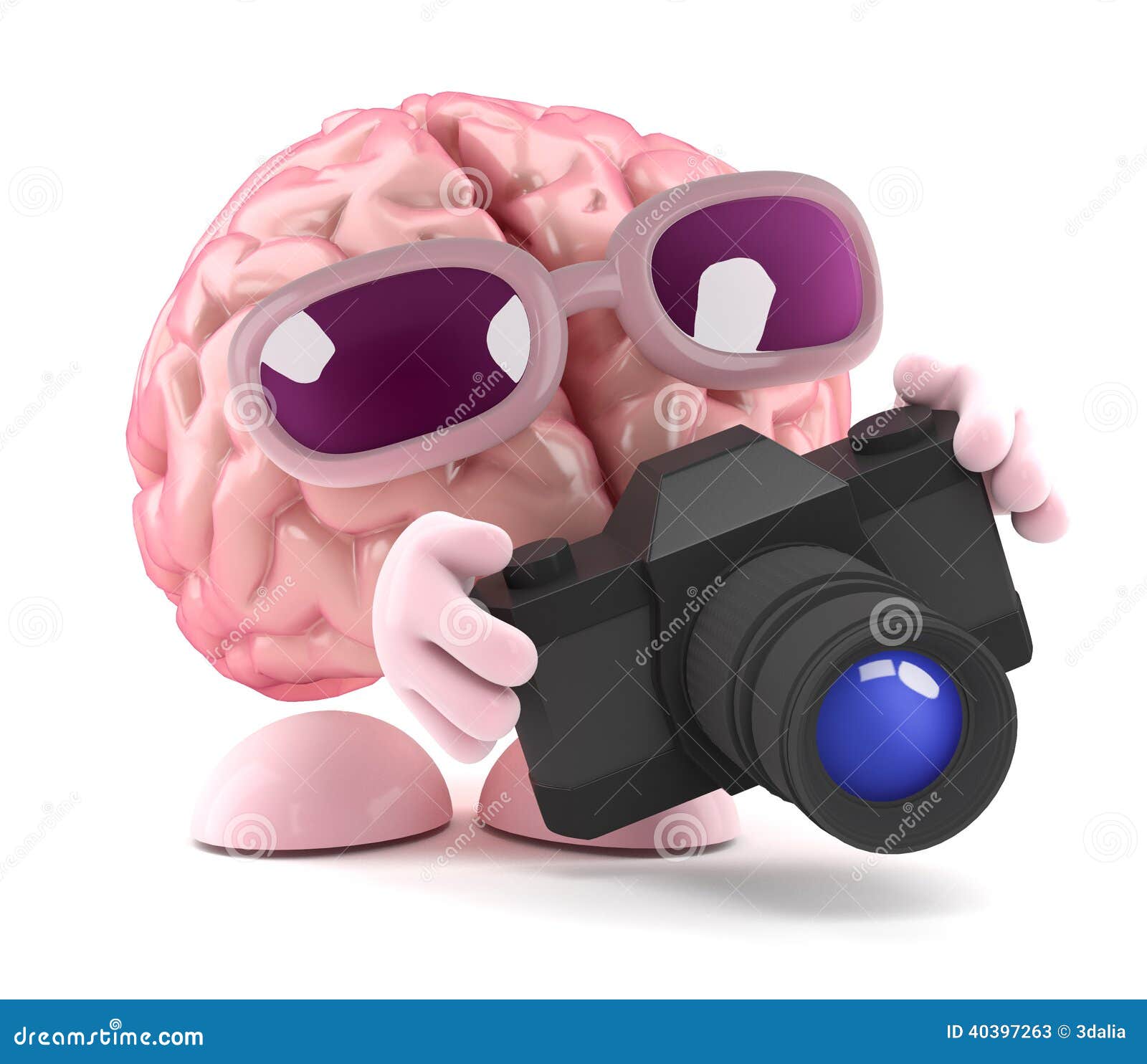 Brain Cell Camera Clipart