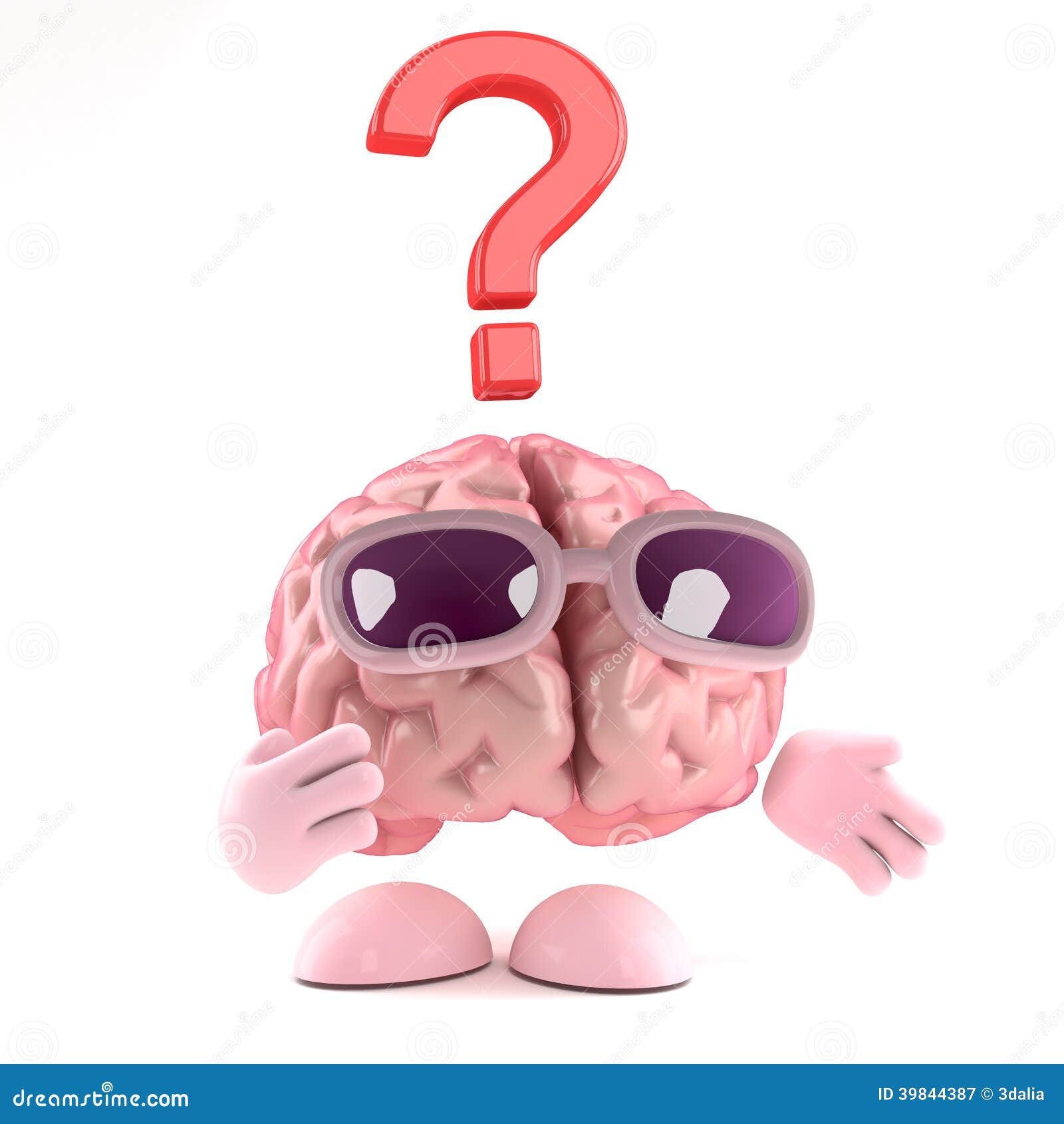 3d Brain is puzzled stock vector. Illustration of inspiration - 39844387