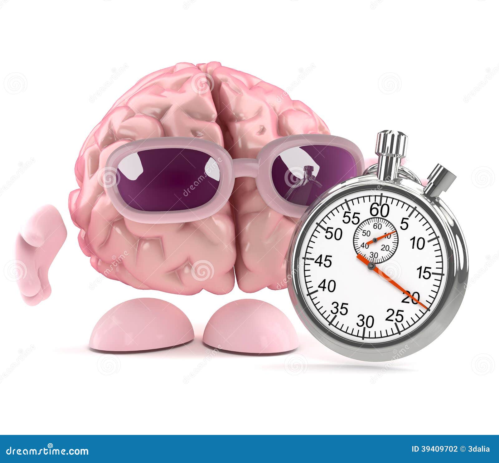 3d Brain race stock vector. Illustration of personality - 39409702