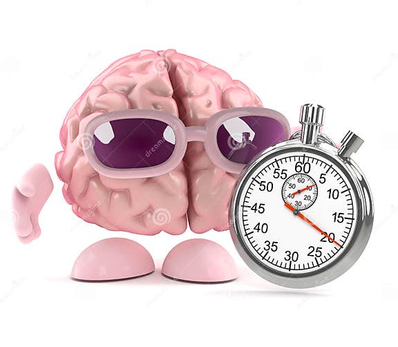 3d Brain race stock vector. Illustration of personality - 39409702