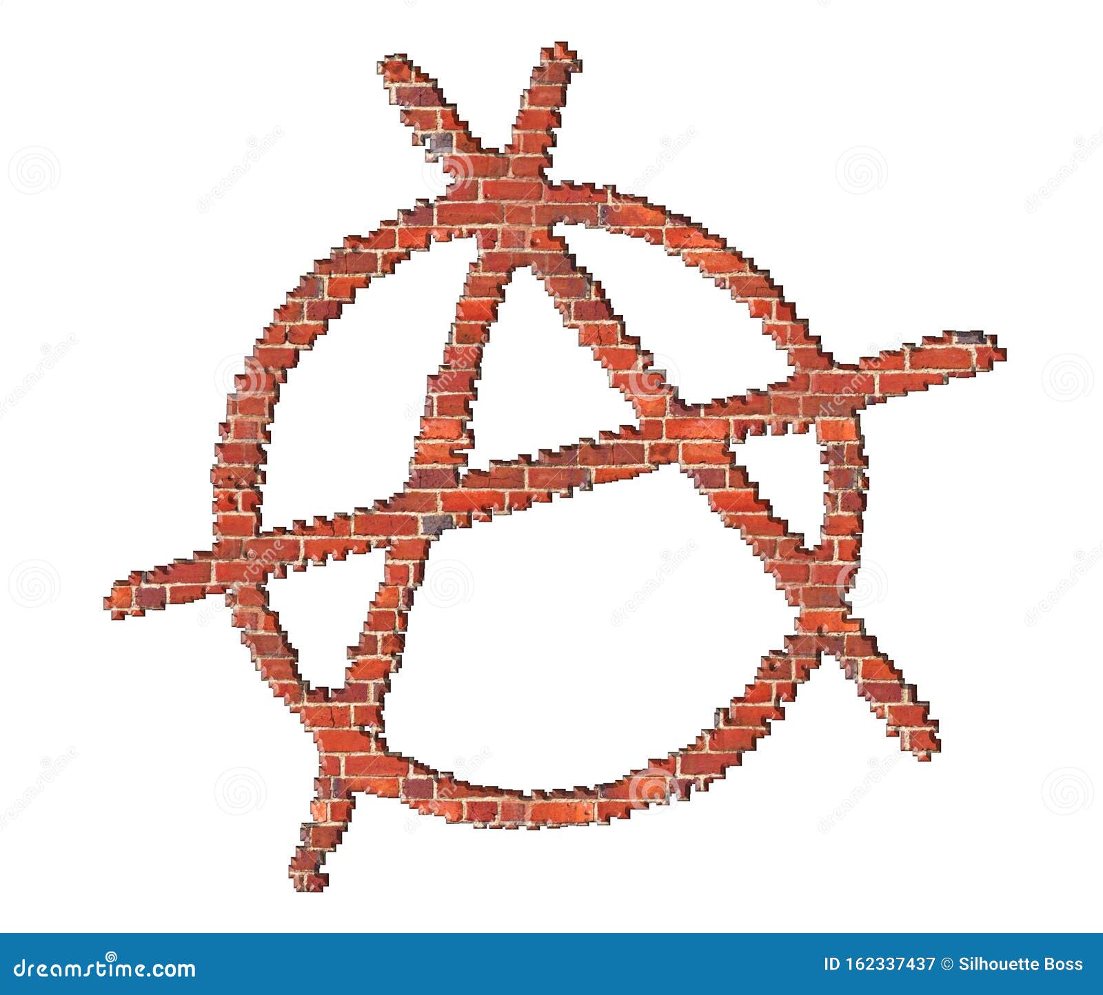 Machine Gun Anarchy, Anarchy, Anarchist Symbol. Black Red On A White ...